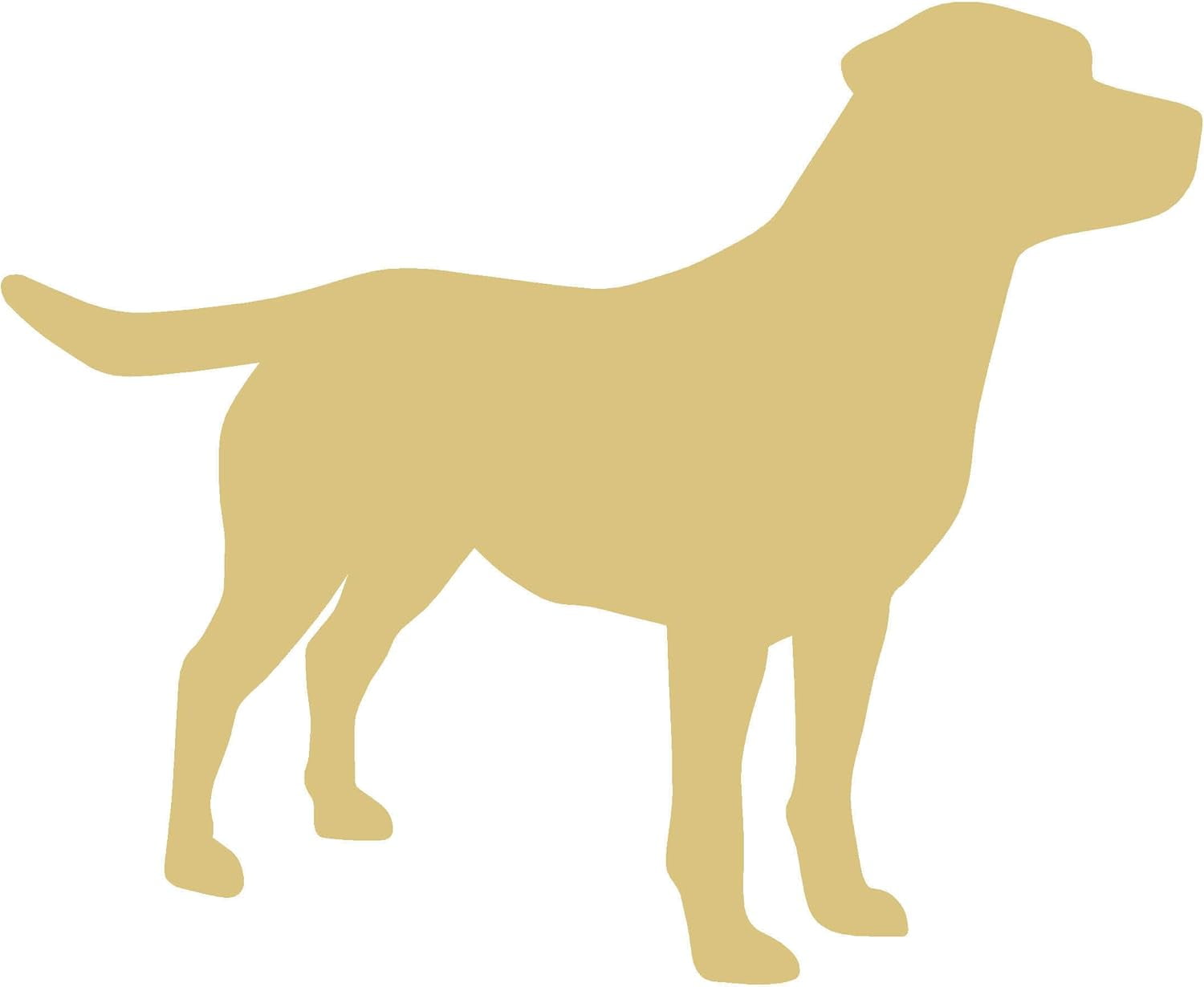 Lab Cutout Unfinished Wood Dog Puppy Animal Shelter Pet Store MDF Shape ...