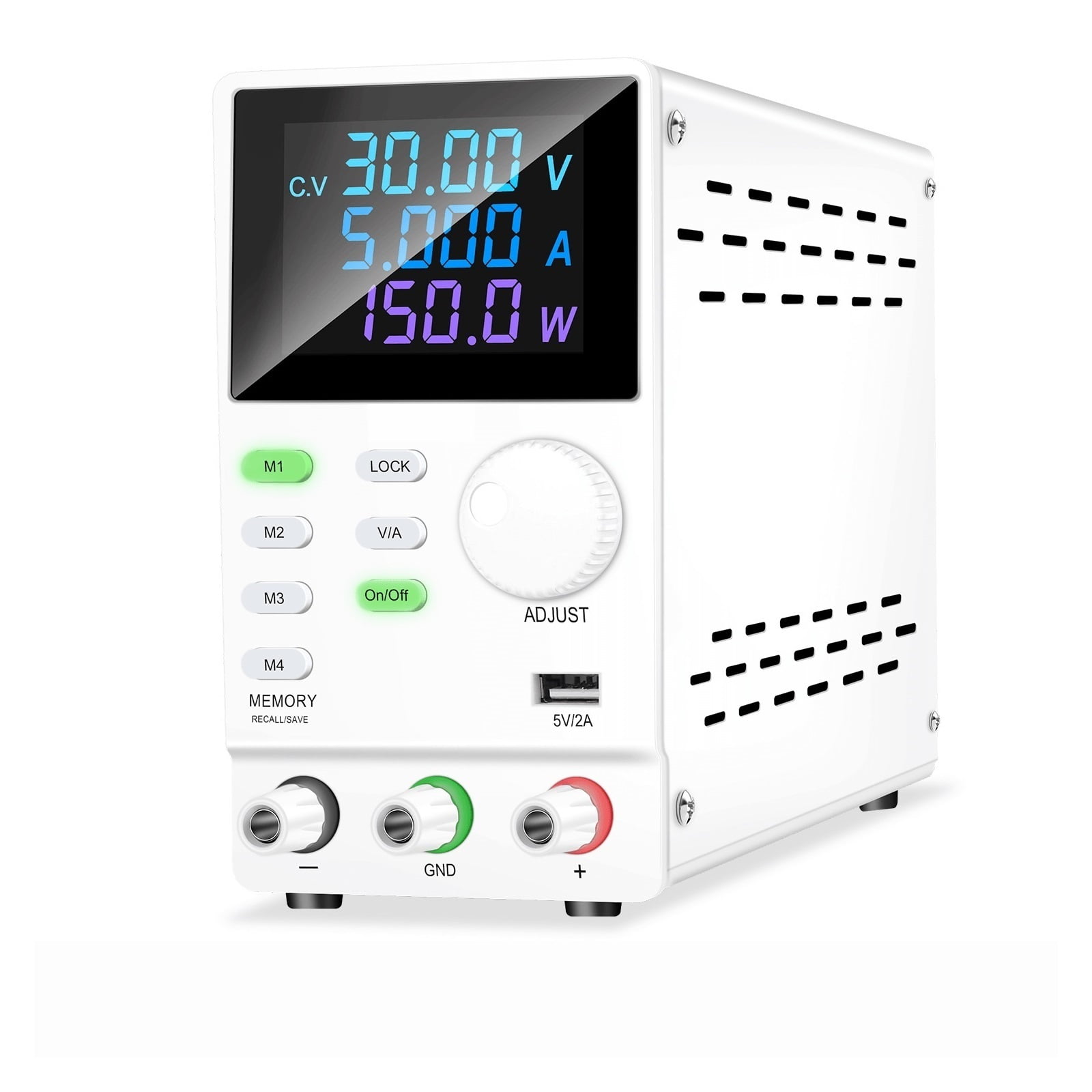 Lab DC Power Supply Adjustable Digital Lab Bench Source Stabilized ...