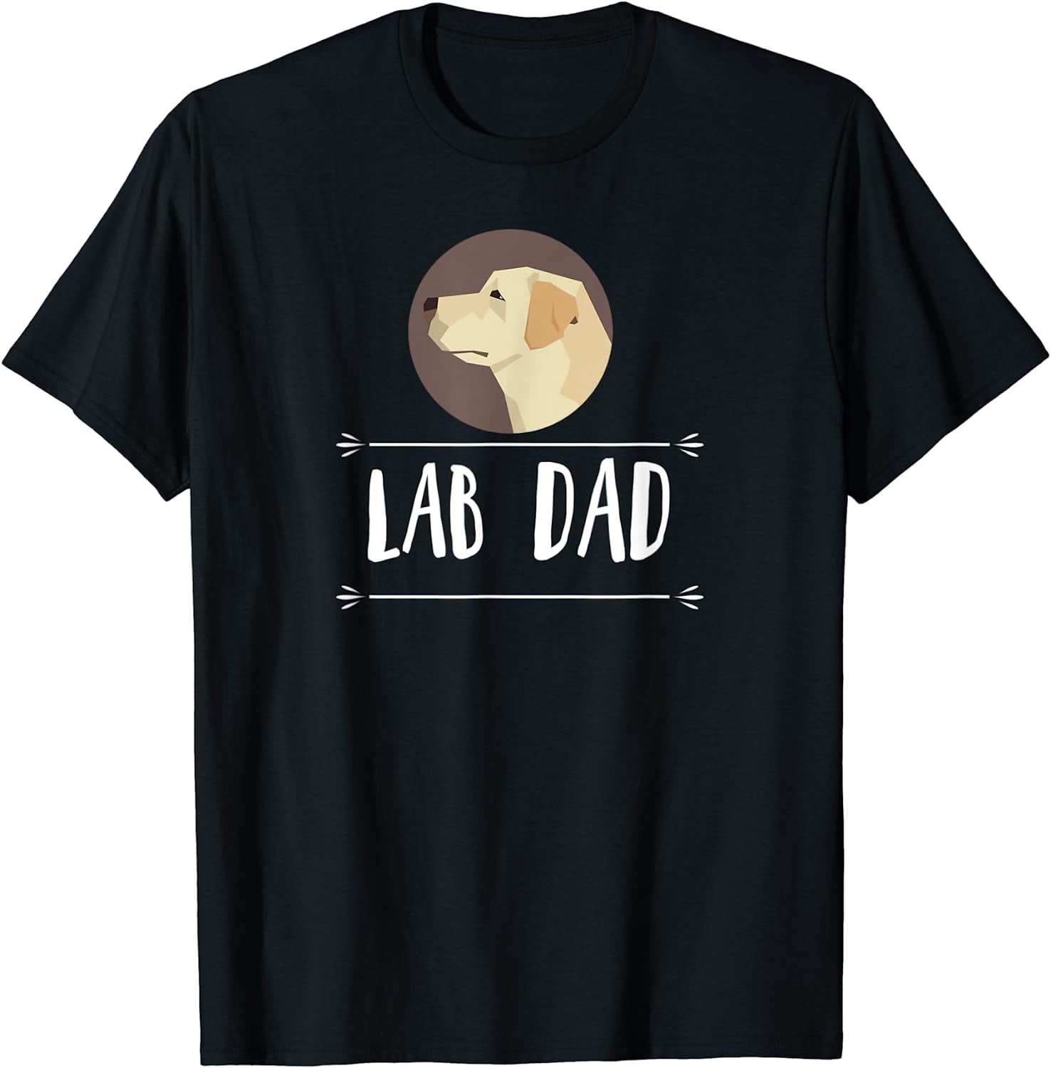 Lab Dad! Yellow Labrador Retriever Dog Gift T-Shirt - Walmart.com
