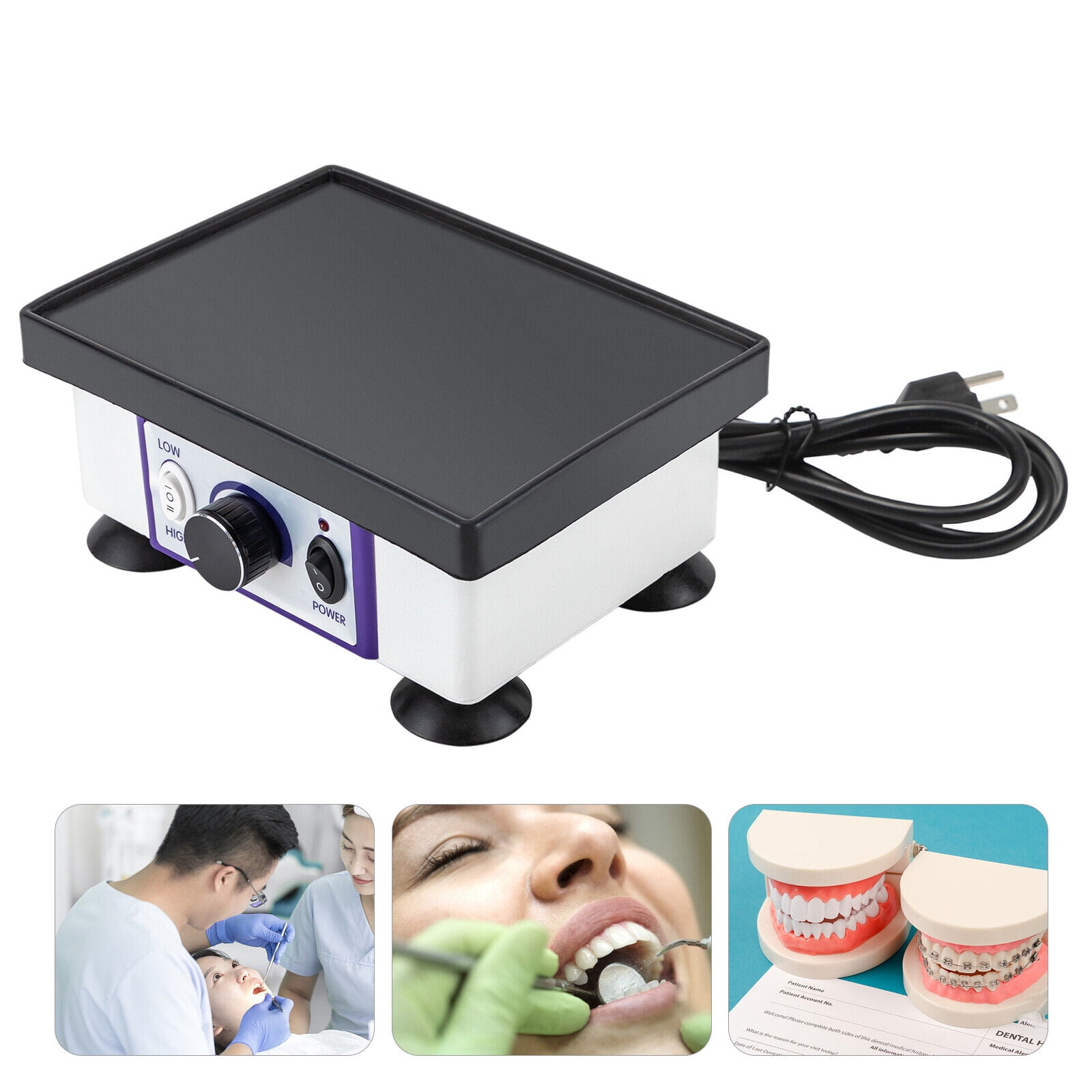 Lab Dental Square Quartet Vibrator with Two Gears Model Plaster ...