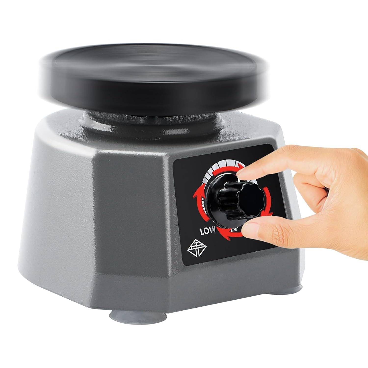 Lab Dental Vibrator, 4 Inch Round Shaker Oscillator Gypsum, Vibrating ...