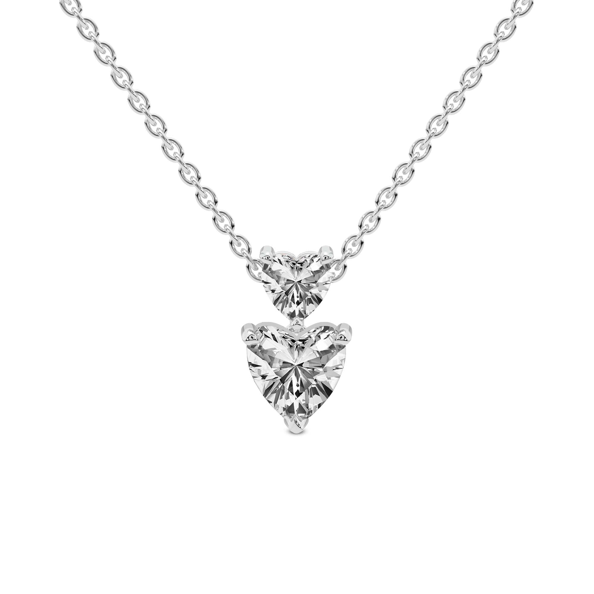 Lab Diamond Dangling Pendant Necklace For Women | 4 Carat IGI Certified ...