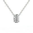 Lab Diamond Pendant Necklace For Women | 5 Ct IGI Certified Oval Lab ...