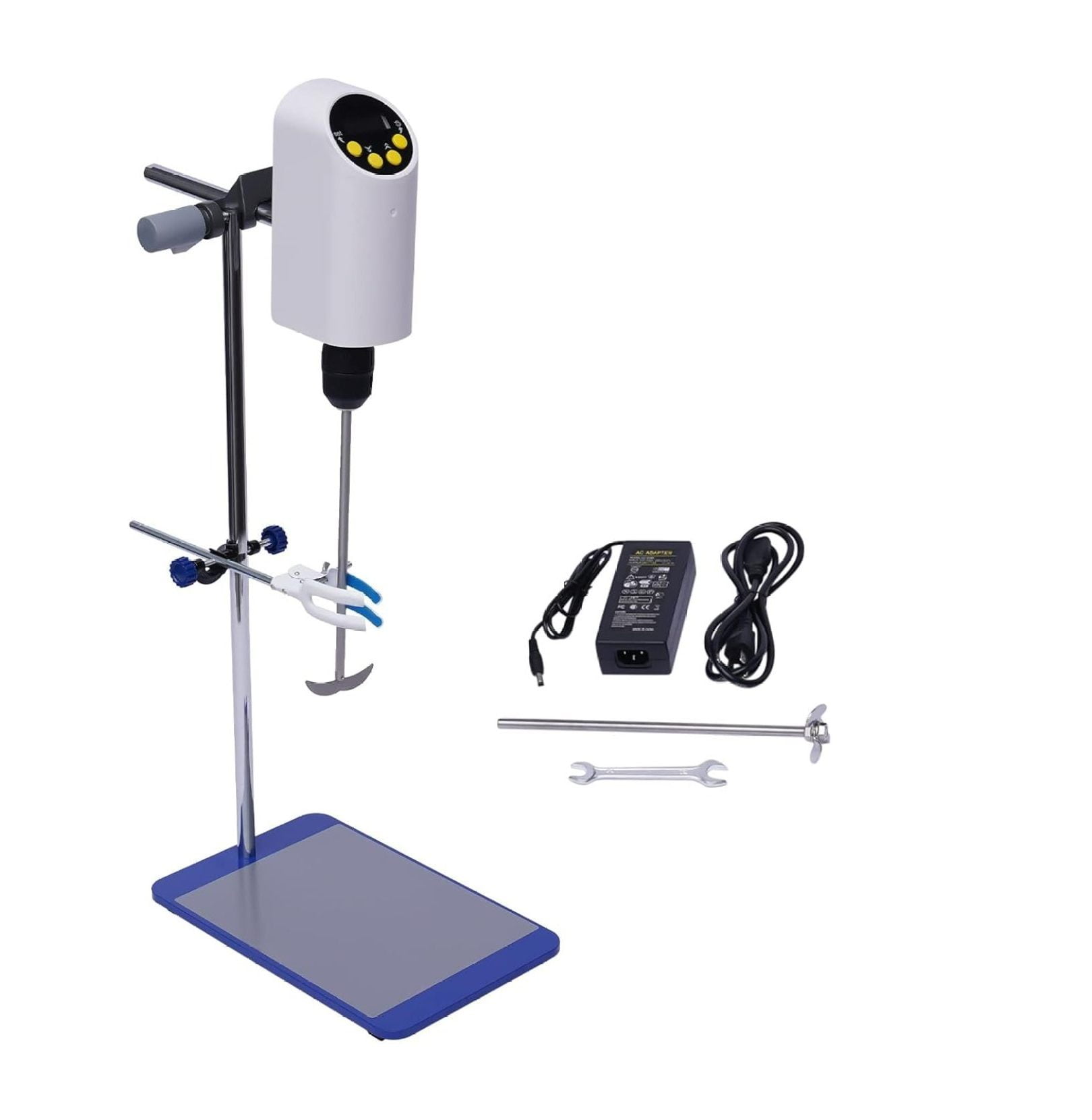 Lab Digital Overhead Stirrer Mixer 42-Quart 50000mpas 100-2000RPM ...