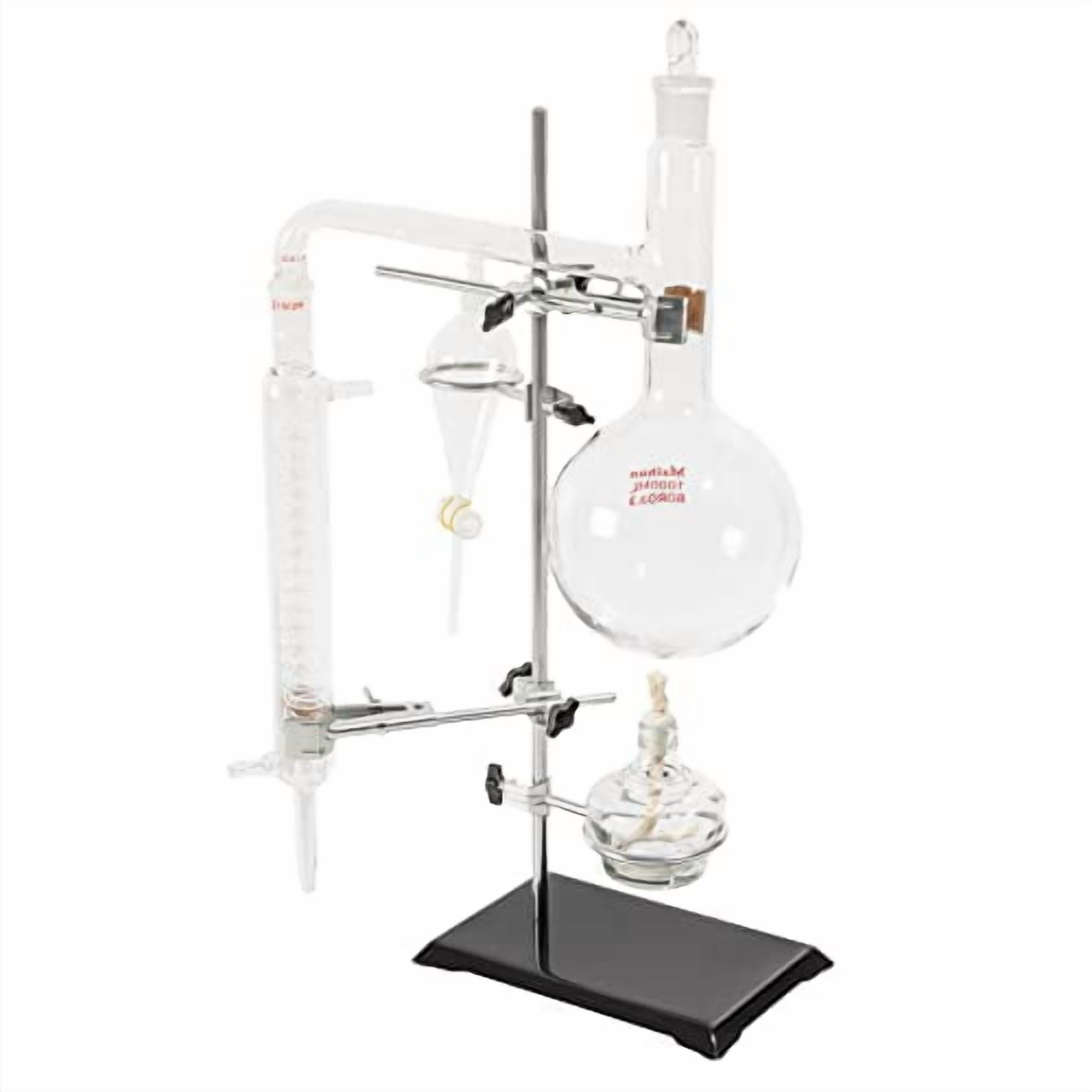 Lab Distillation Kit,33.81oz Lab Essential Oil Distillation Apparatus ...