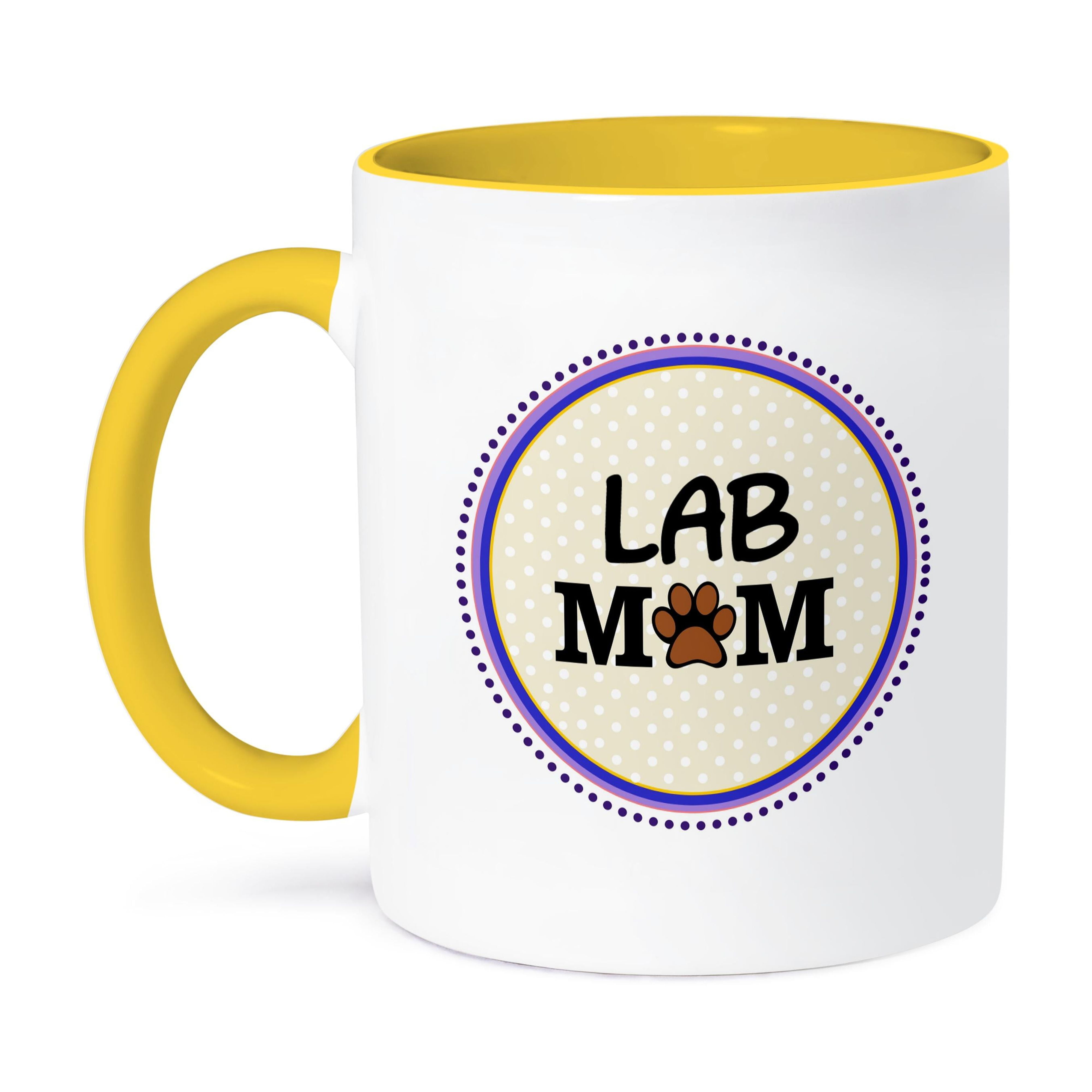 3dRose, Lab Dog Mom - Labrador Doggie mama by breed - paw print mum ...