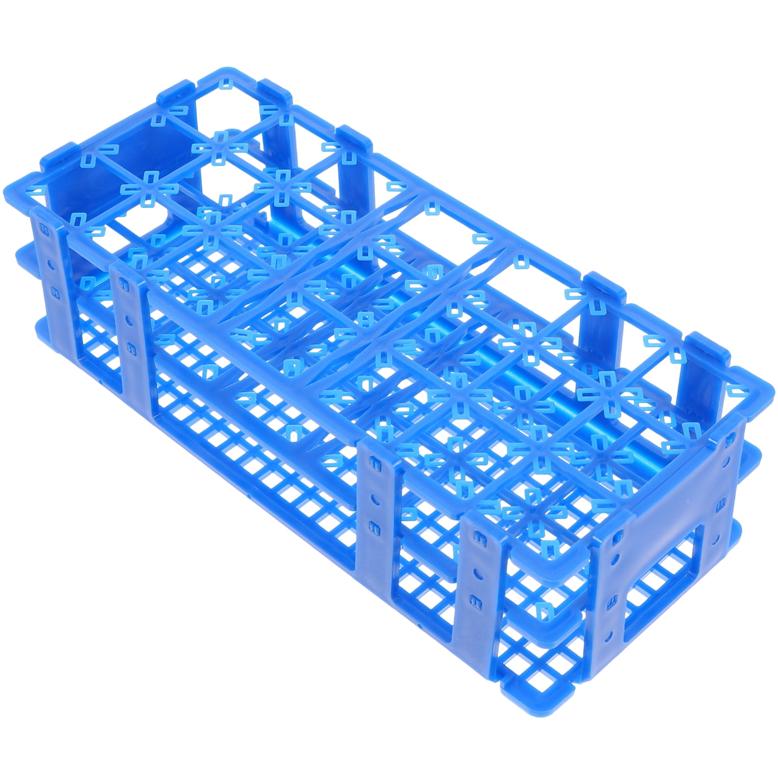Blue Plastic Centrifuge Tube Rack for Storage Reusable Test Tube Stand ...