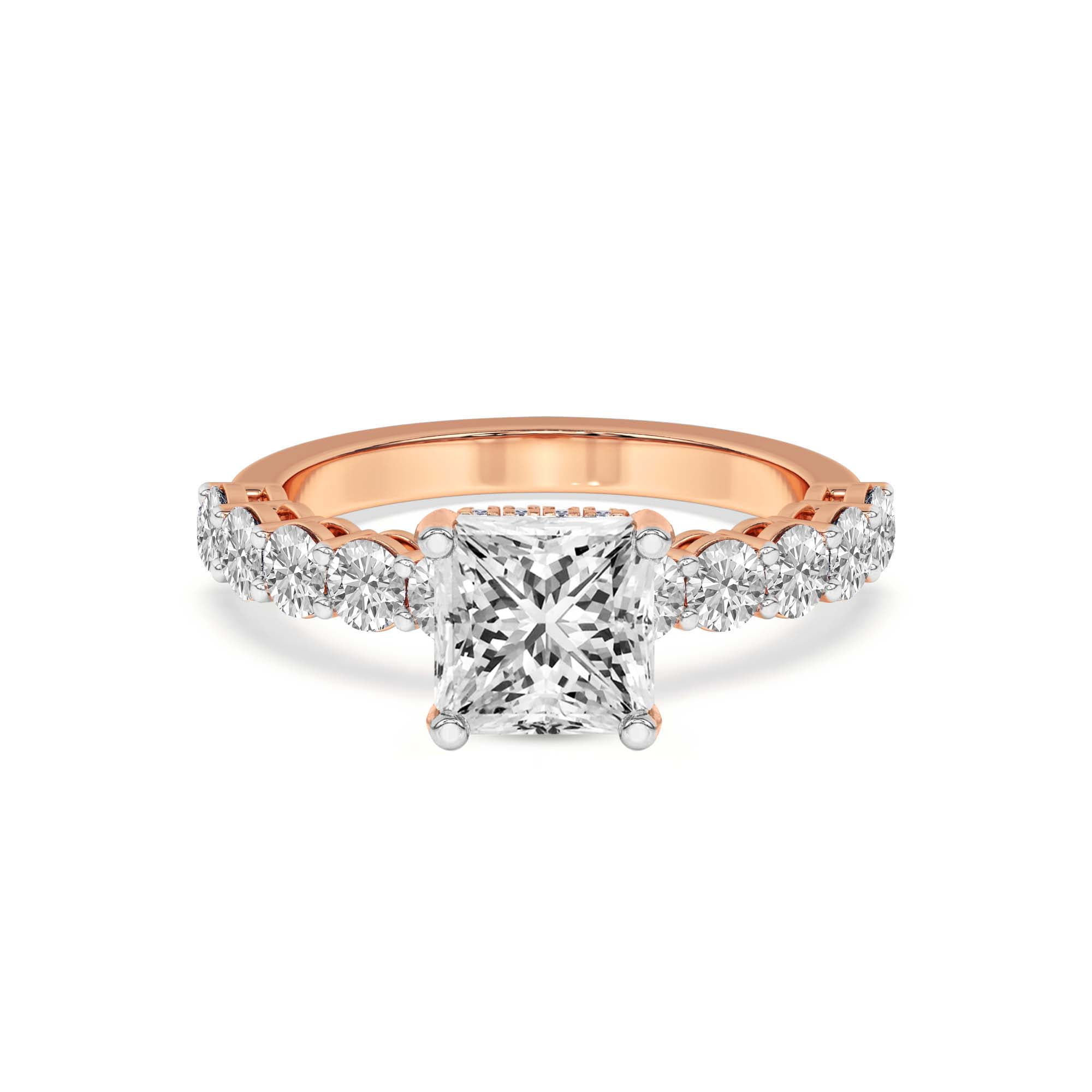 Lab Grown Diamond Engagement Ring For Women | 1 Carat IGI Certified ...