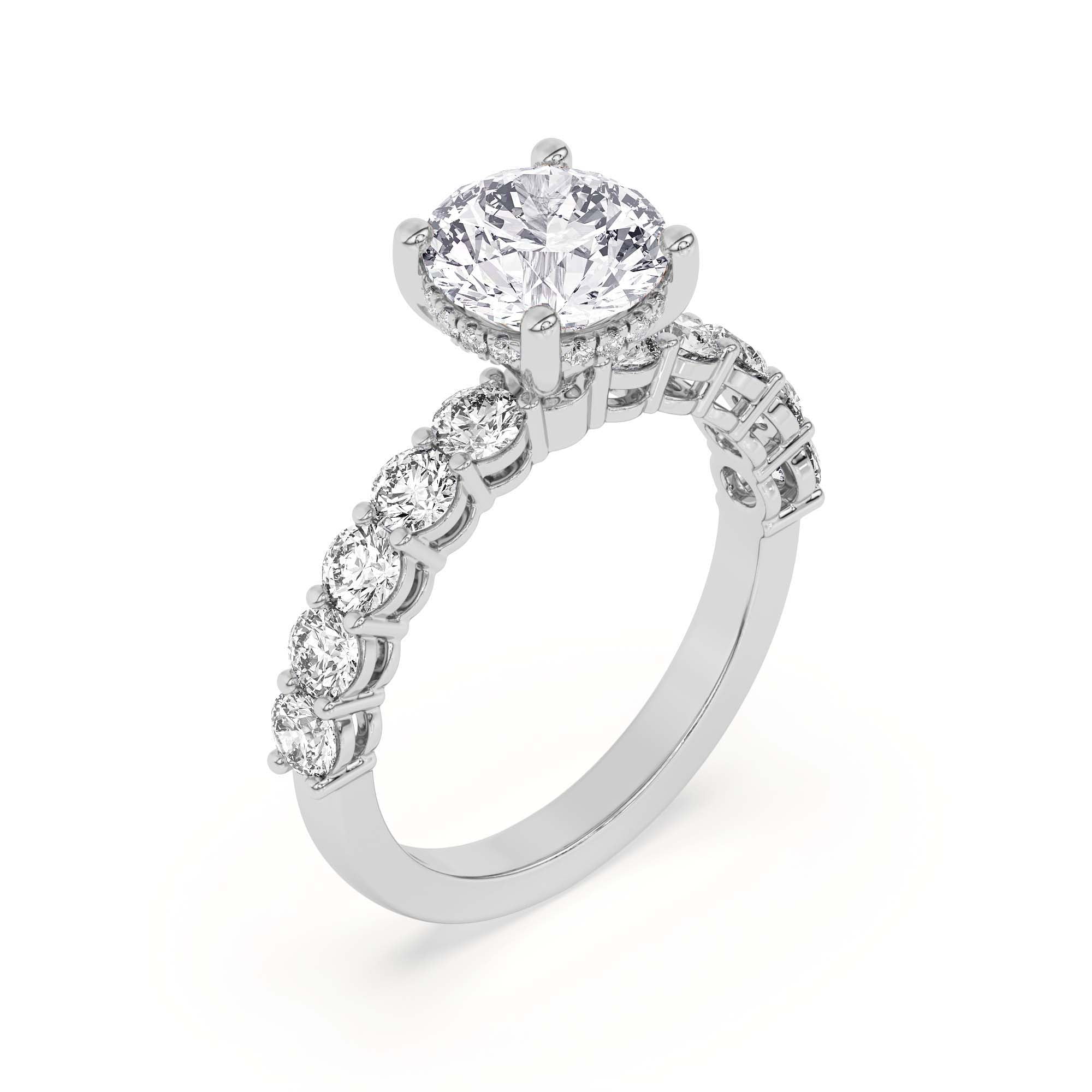 Lab Grown Diamond Engagement Ring For Women | 1 Carat IGI Certified ...