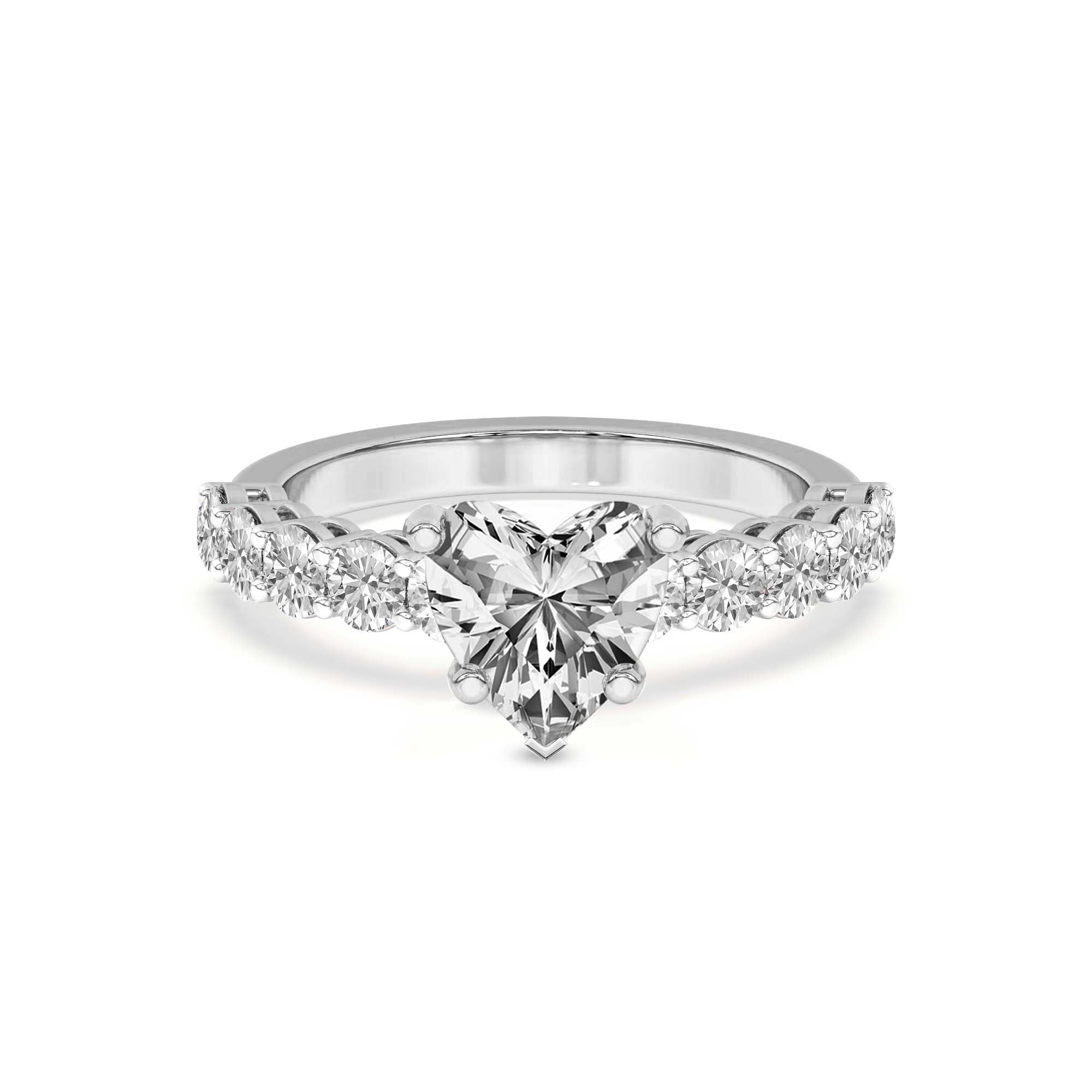 Lab Grown Diamond Engagement Ring For Women | 3 Carat IGI Certified ...