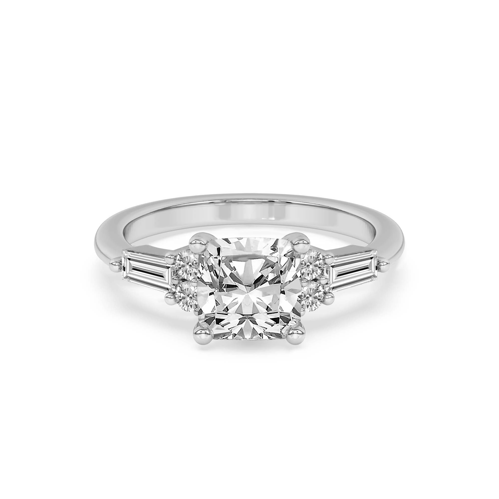 Lab Grown Diamond Engagement Ring For Women | 5 Carat IGI Certified ...