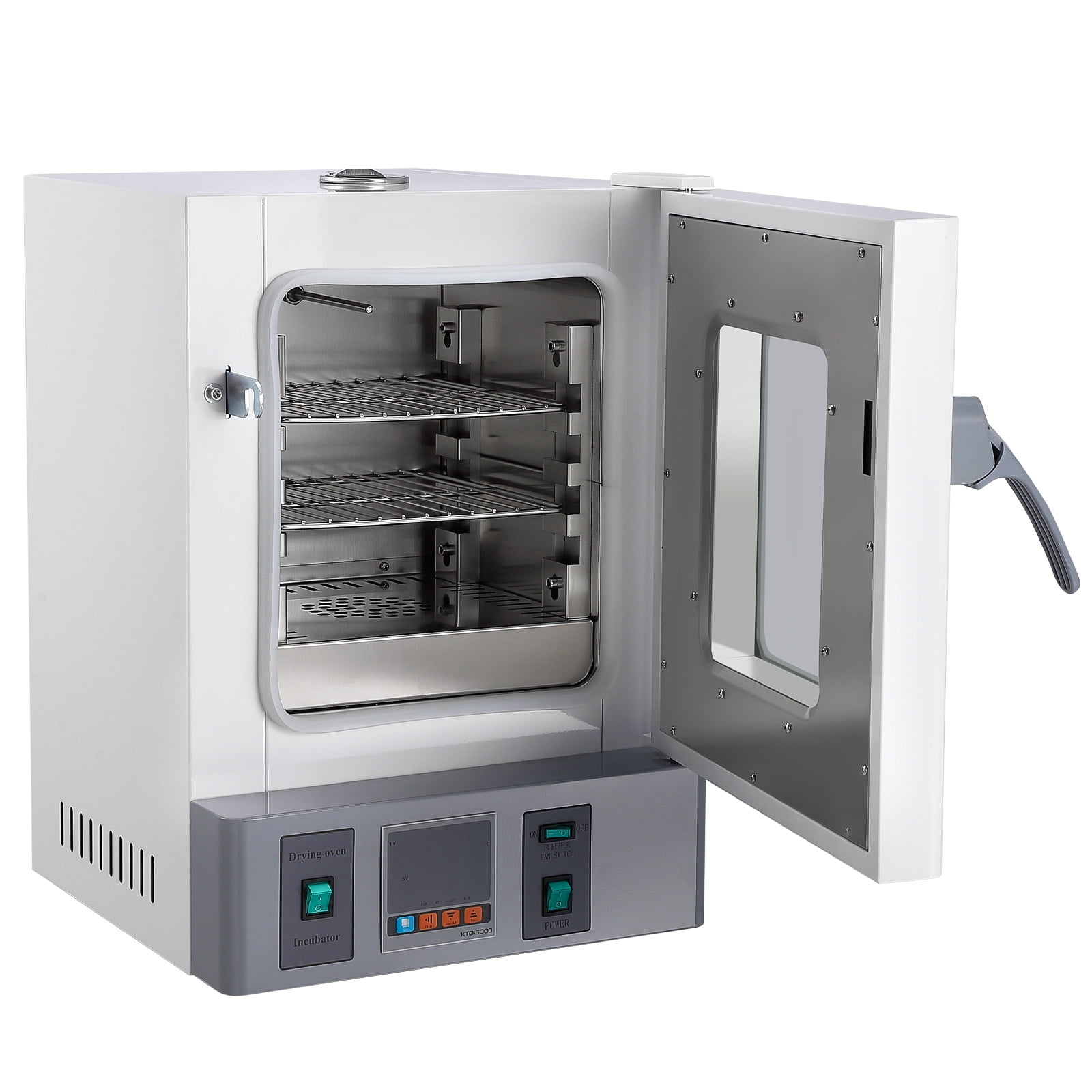Lab Incubator 6/20L, RT 0-65℃ Egg Incubator PID Temperature Control Scientific Digital Incubator ...