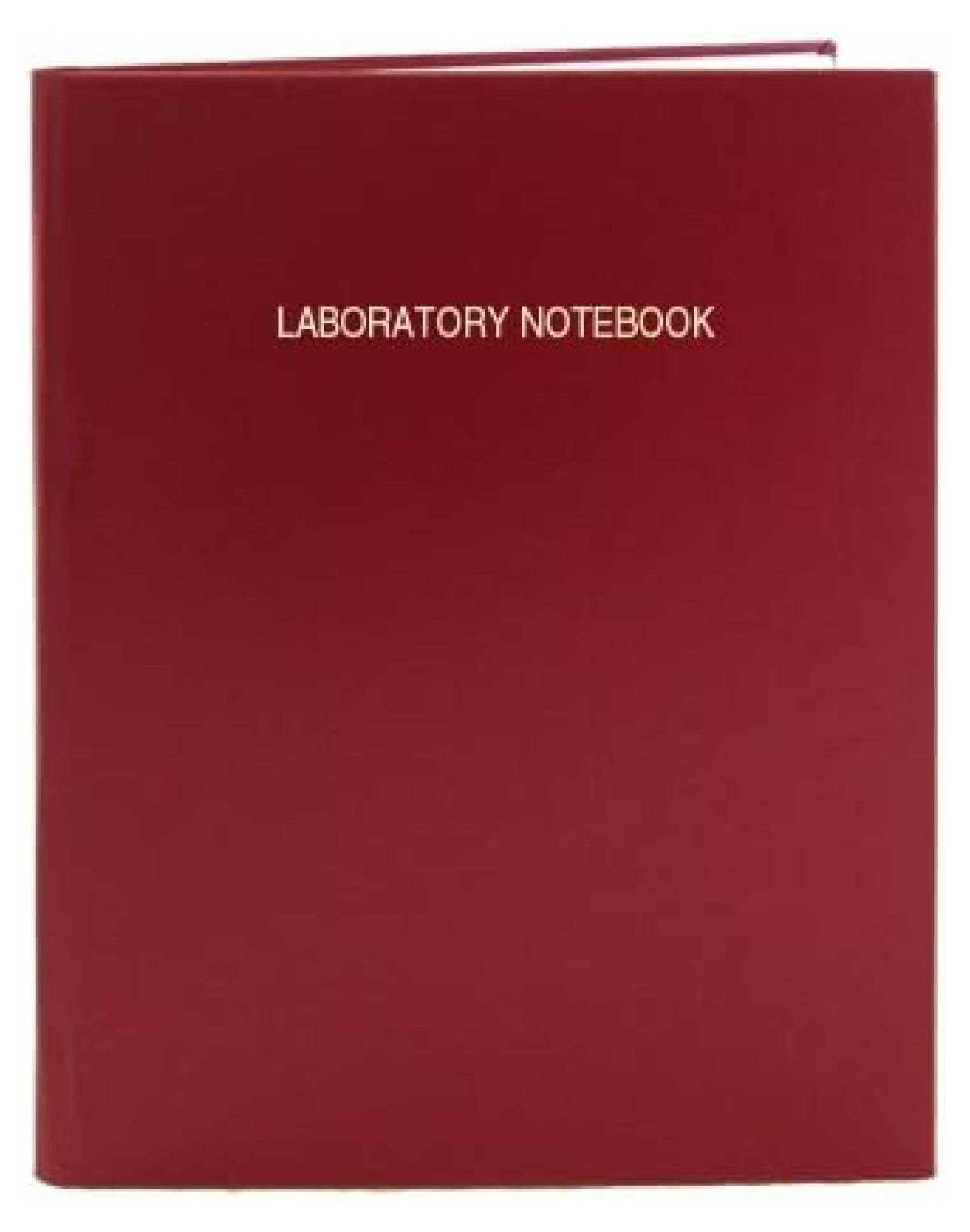 Lab Notebook - 312 Pages (.25" Grid Format) 8" x 10" Red Cover Section ...