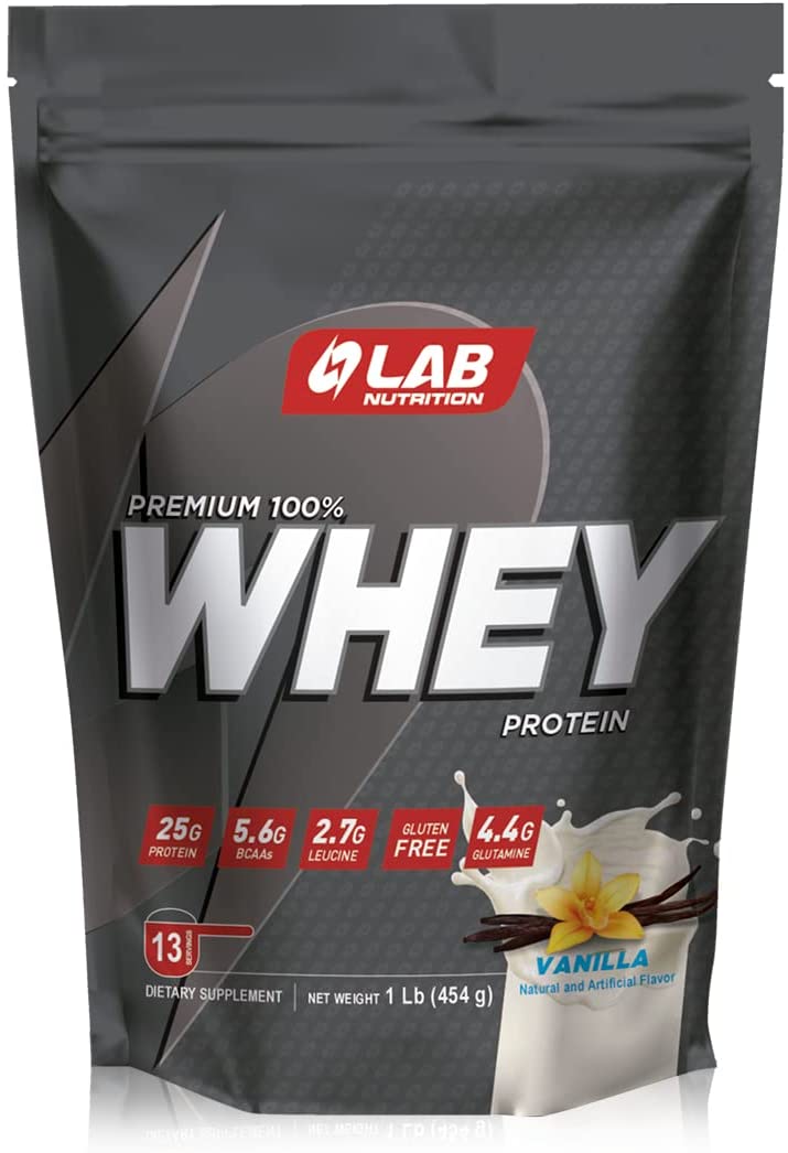 Lab Nutrition Premium Isolate, 100% Whey Protein Powder, 1LB (Vanilla ...