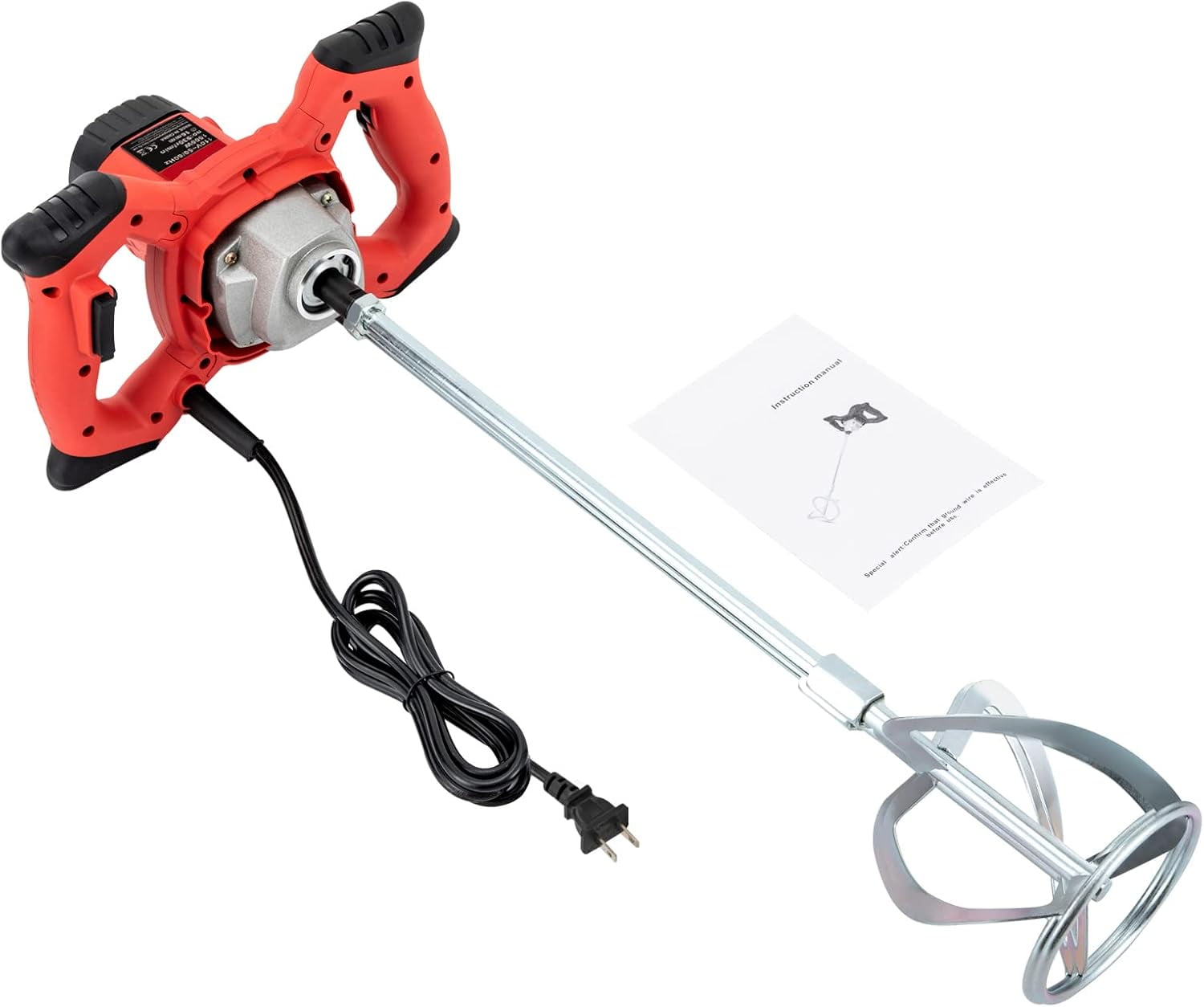 Lab Overhead Stirrer 100W Electric Overhead Mixer 10L Laboratory Liquid Mixer, 0-120min Time and ...