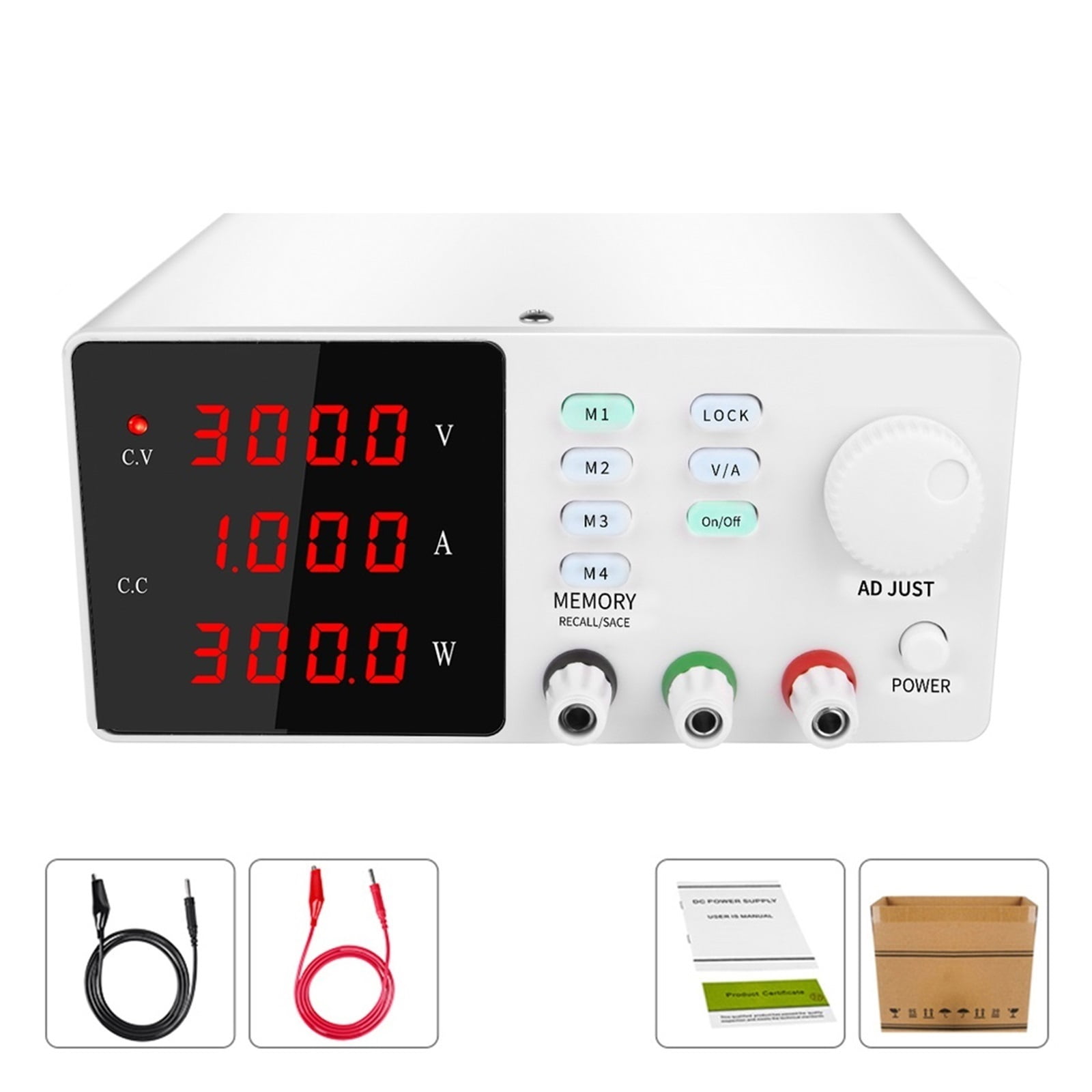 Lab Programmable DC Power Supply Laboratory Maintenance Workbench 30V ...
