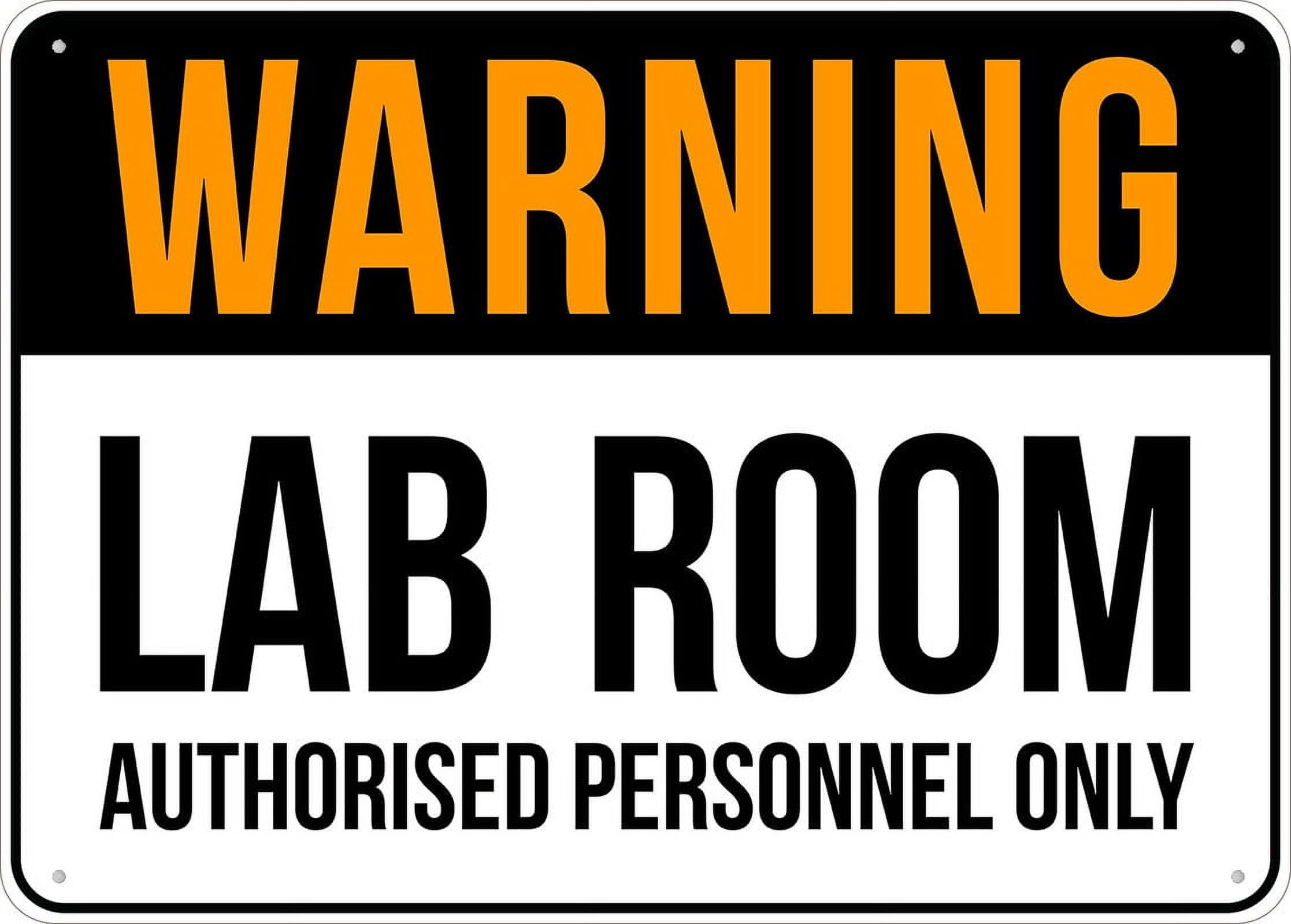 Lab Room Authorized Personnel Only Sign Signs Outdoor, Uv Printed ...