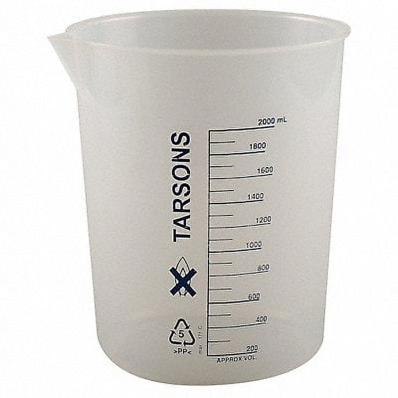 Lab Safety Supply Beaker,2000mL,Polypropylene 6FAE8 - Walmart.com