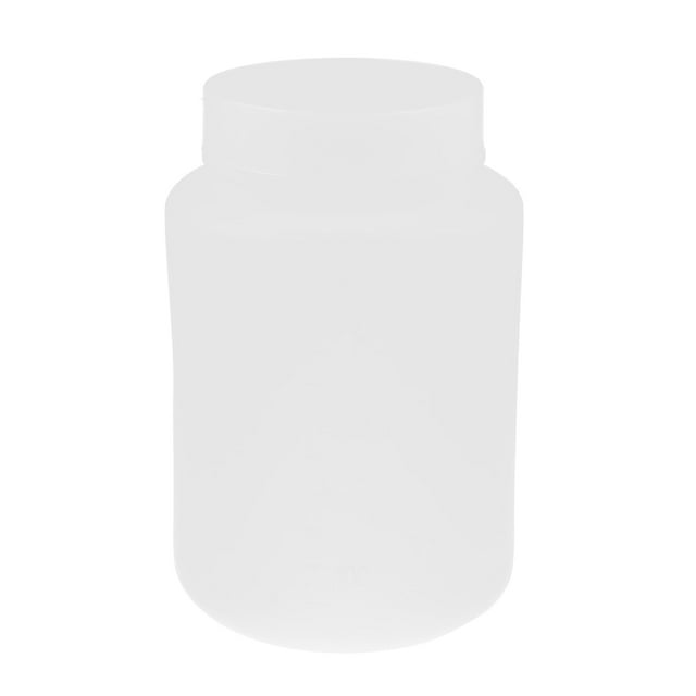 Lab Screw Lid Plastic Wide Mouth Chemicals Storage Reagent Bottle 500mL ...