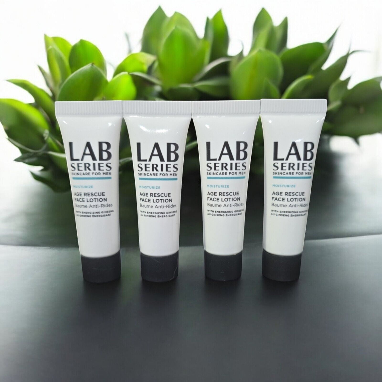 Lab Series Men AGE RESCUE Face Lotion Plus Ginseng .24 oz ~ LOT OF 4 ...