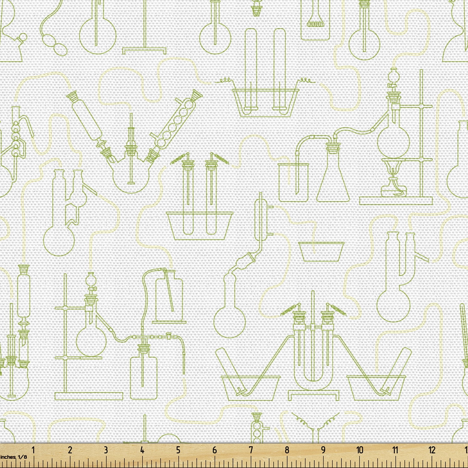 Lab Sofa Upholstery Fabric by the Yard, Biochemistry Concept with ...