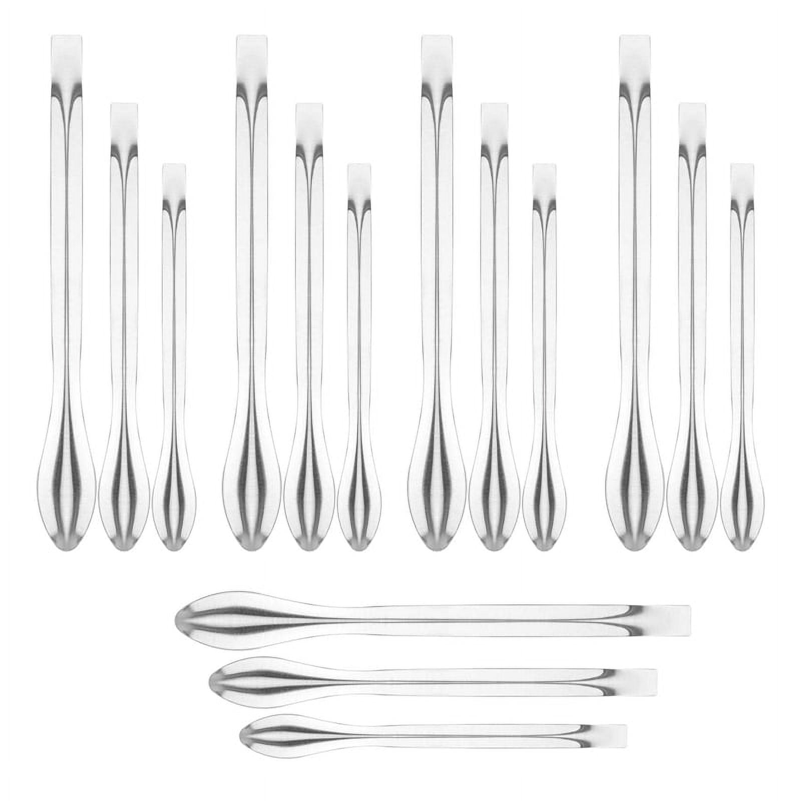 Lab Spatula Stainless Steel 15 PCS Lab Spoon -Scoop Laboratory Tiny ...