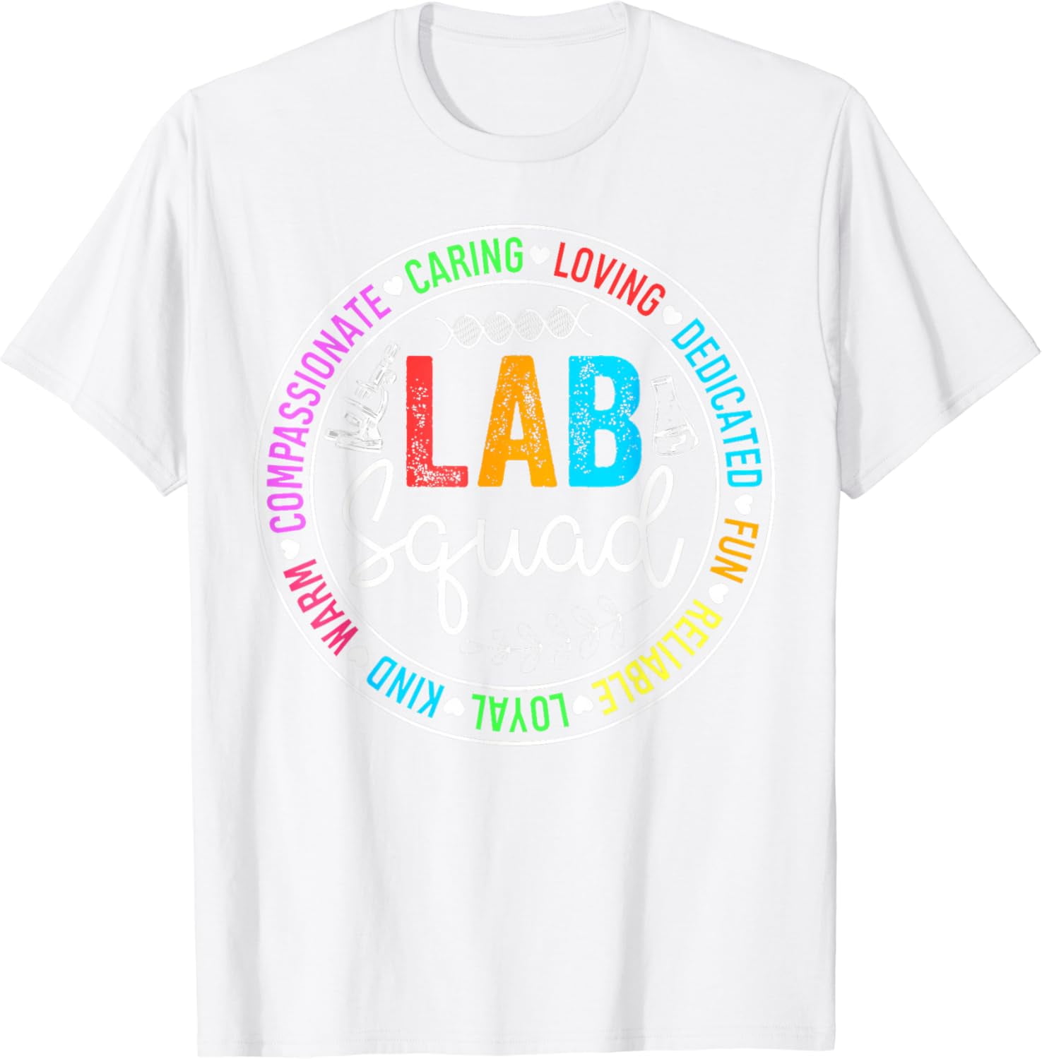 Lab Squad Funny Lab Week 2025 Medical Laboratory Technician T-Shirt ...