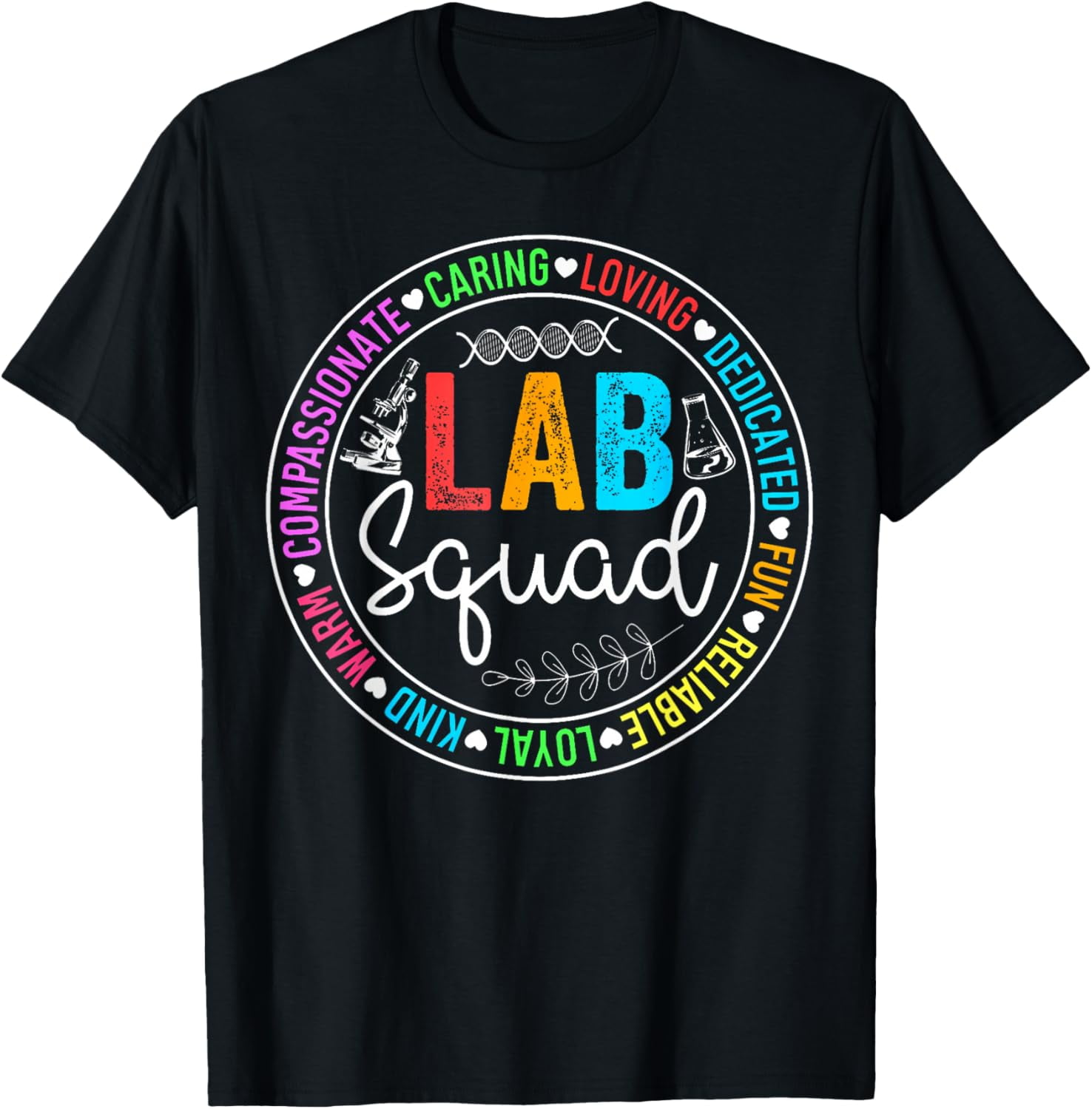 Lab Squad Funny Lab Week 2025 Medical Laboratory Technician T-Shirt ...