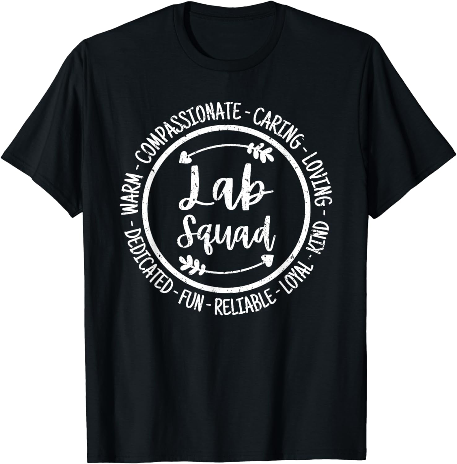 Lab Squad Life Staff Worker Tech Team Appreciation Vintage T-Shirt ...