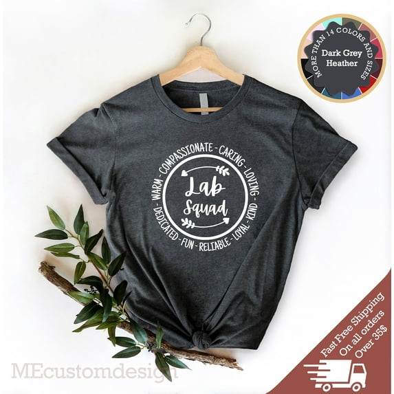 Lab Squad Shirt, Lab Crew Shirt, Lab Technician, Lab Worker Shirt, Lab ...