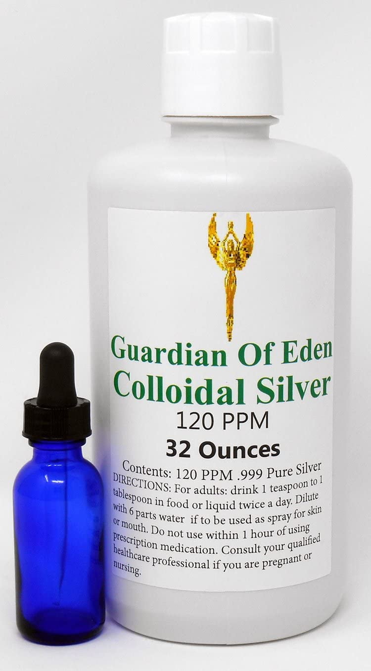 Lab Tested Certified 120ppm Concentrated Pure Colloidal Silver by GOE ...
