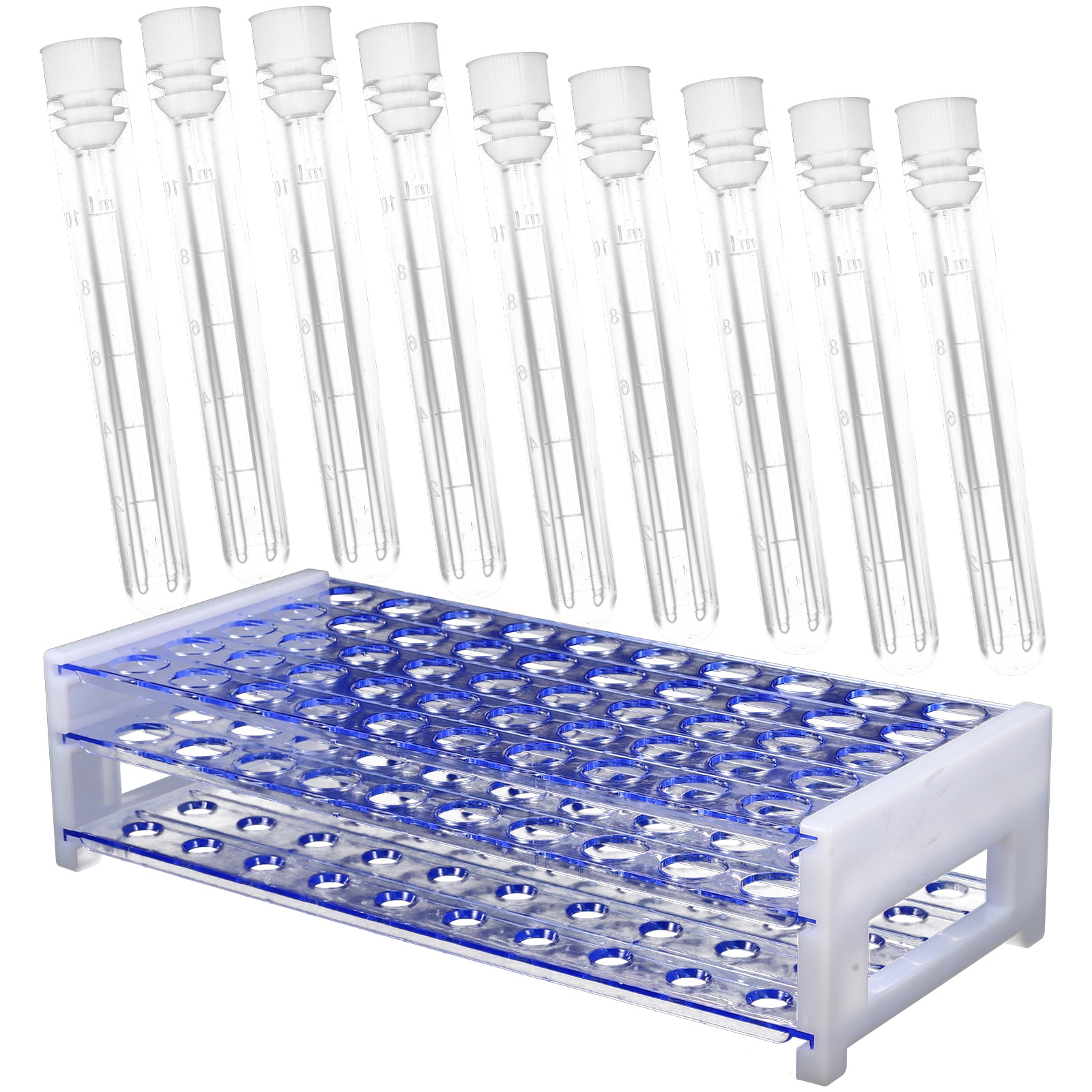 Lab Tube Holder Rack Test Tube Lotion Tubes Disposable Tubes 11.5X1.7CM ...