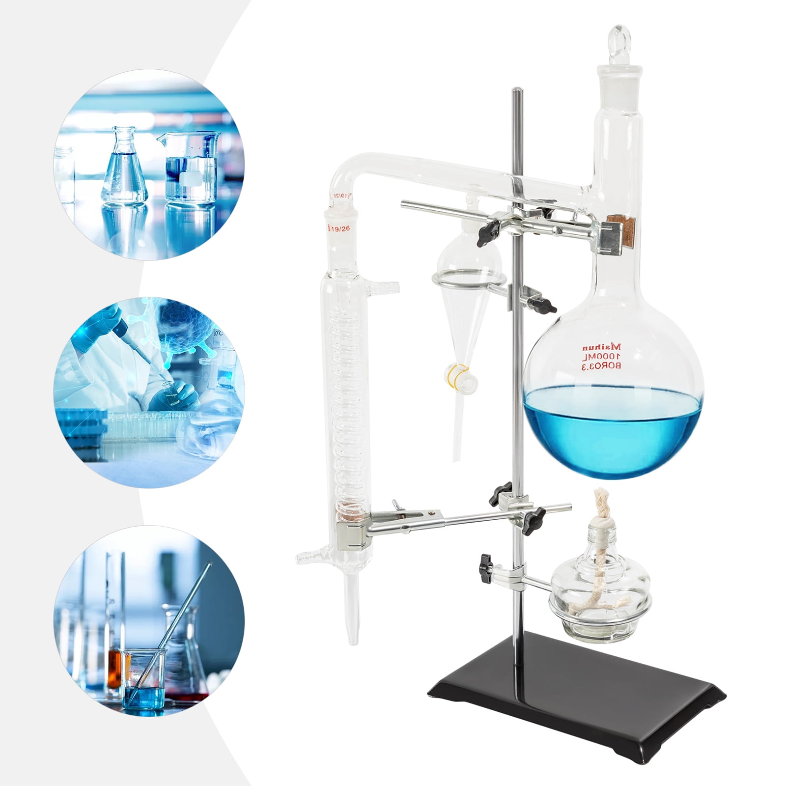 Lab Vacuum Filtration Distillation Apparatus with Complete Glassware ...