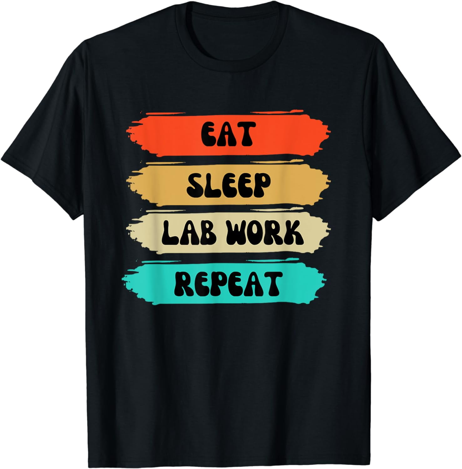 Lab Week 2023 Eat Sleep Lab Work Repeat Lab tech funny T-Shirt - Walmart.com