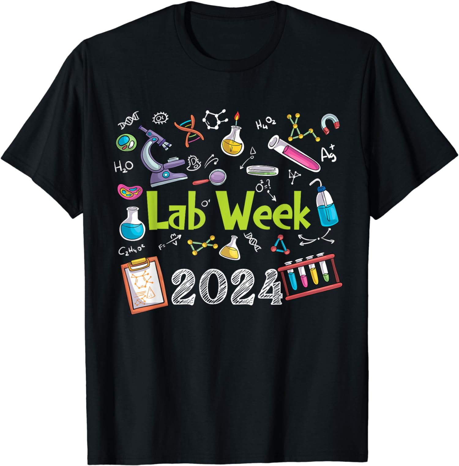 Lab Week 2024 Retro Medical Laboratory Tech Lab Week T-Shirt - Walmart.com