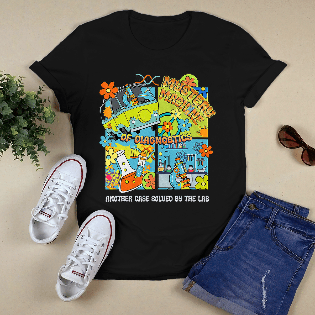 Lab Week 2025 Retro Mystery Machine Of Diagnostics MLT MLS Lab Week ...