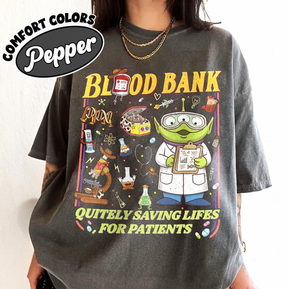 Lab Week 2026 Blood Bank Shirt Funny Lab Story TShirt For Lab Tech ...