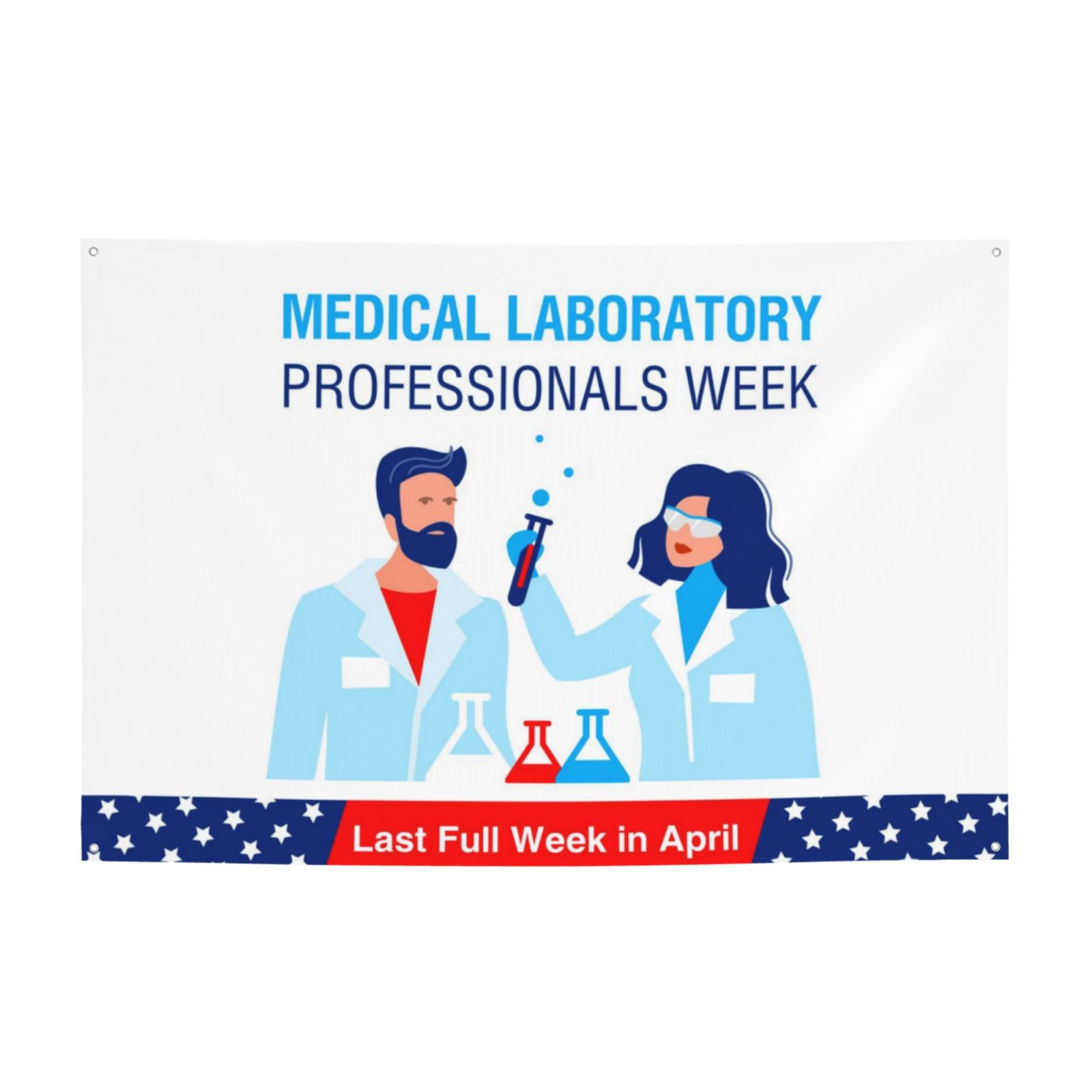 Lab Week Medical Laboratory 2024 Banner Large Background Backdrop Flag ...