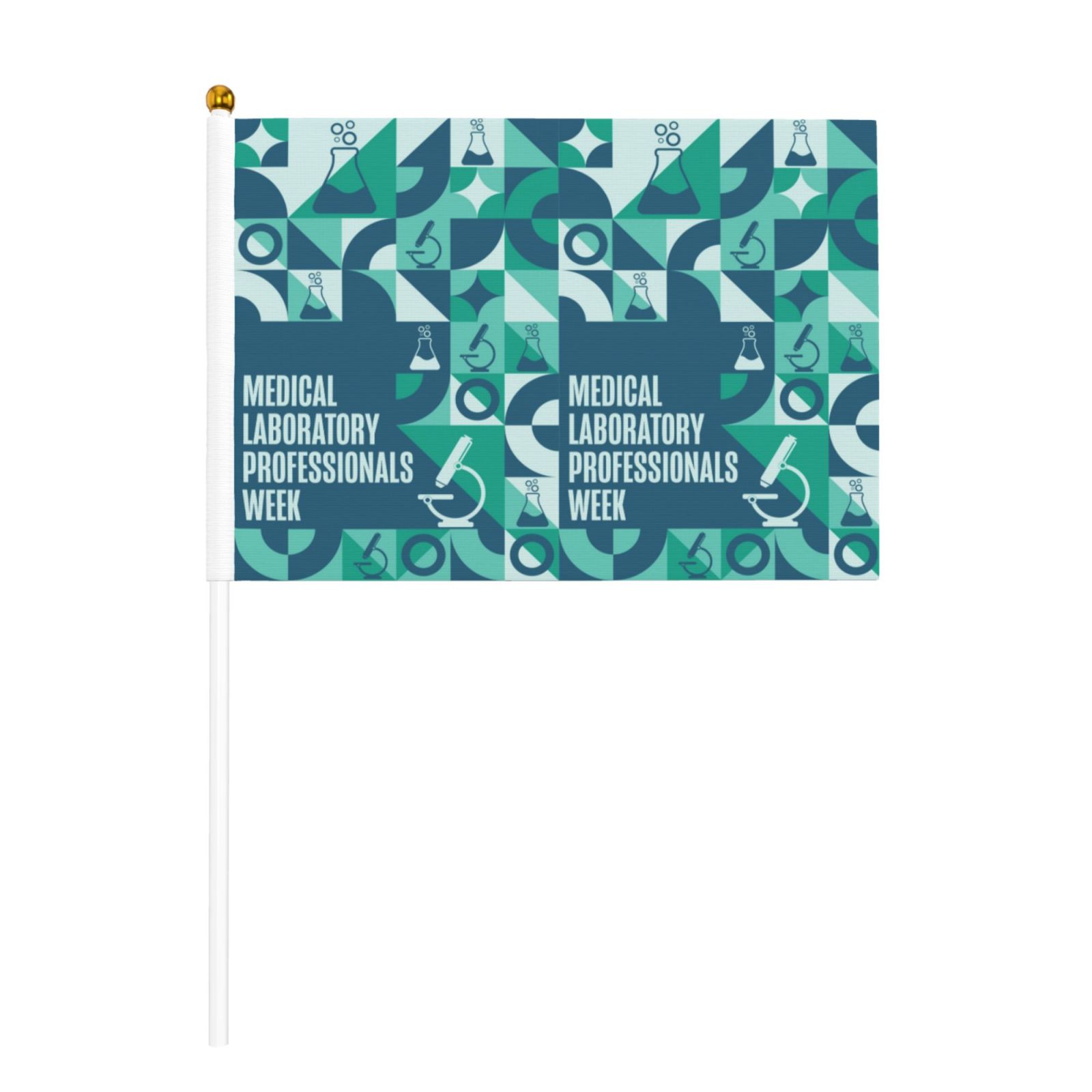 Lab Week Medical Laboratory 2024 Flag Small Mini Hand Held Flags Small ...