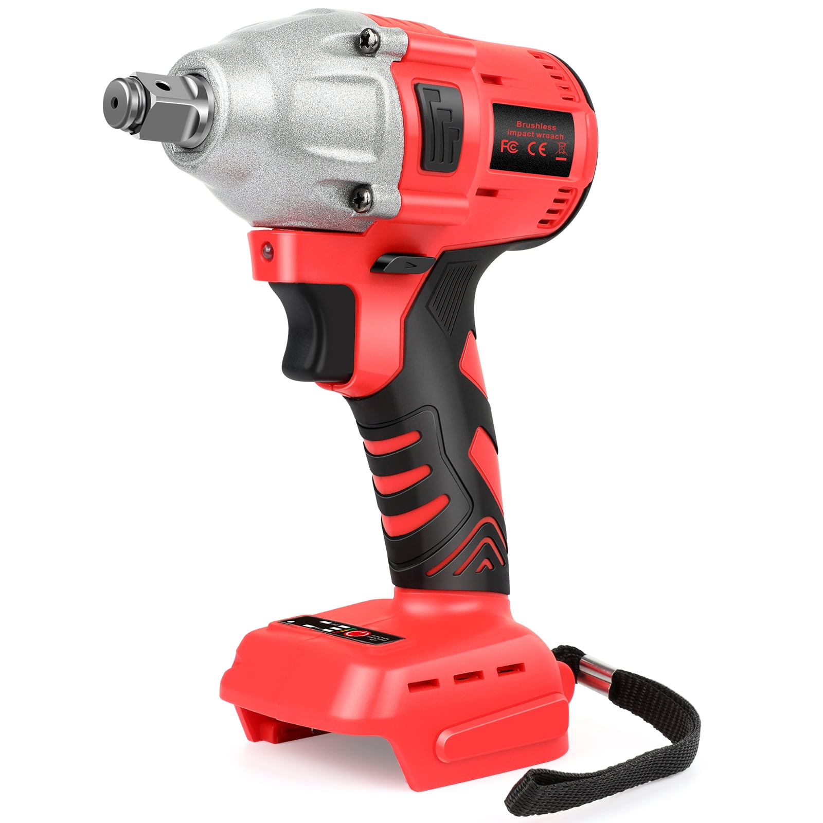 LabTEC 21V Cordless Impact Wrench 1/2 inch Brushless Power Impact Gun ...