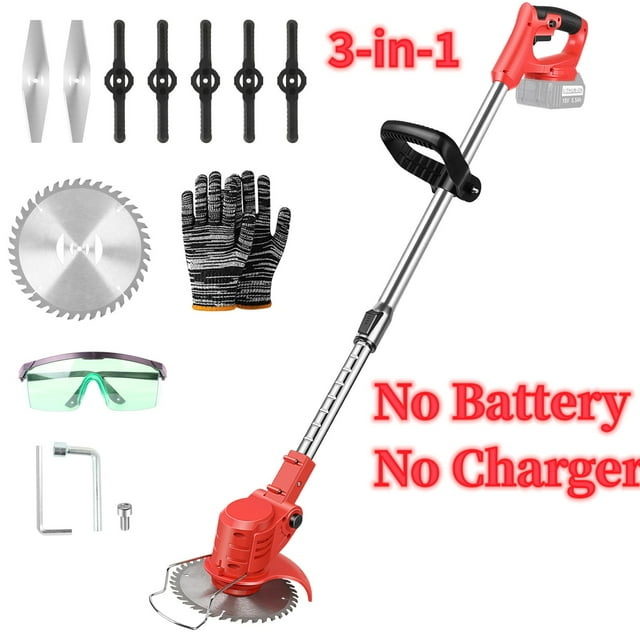 LabTEC 3-IN-1 Cordless Edge String Trimmer, Electric Lawn Grass Edger ...