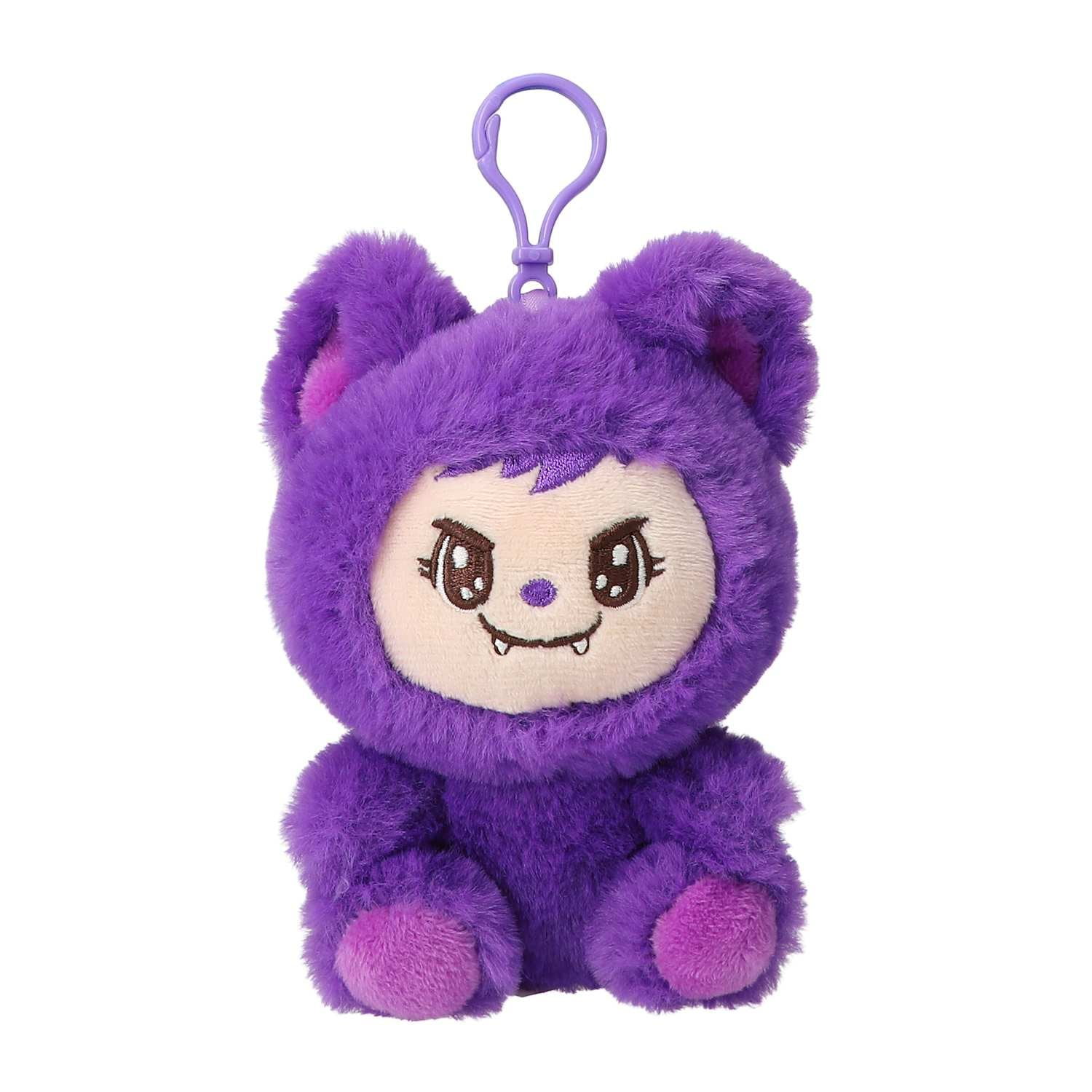 Lababies 5" Plush Clip-On FiFi the Purple Monster - Walmart.com