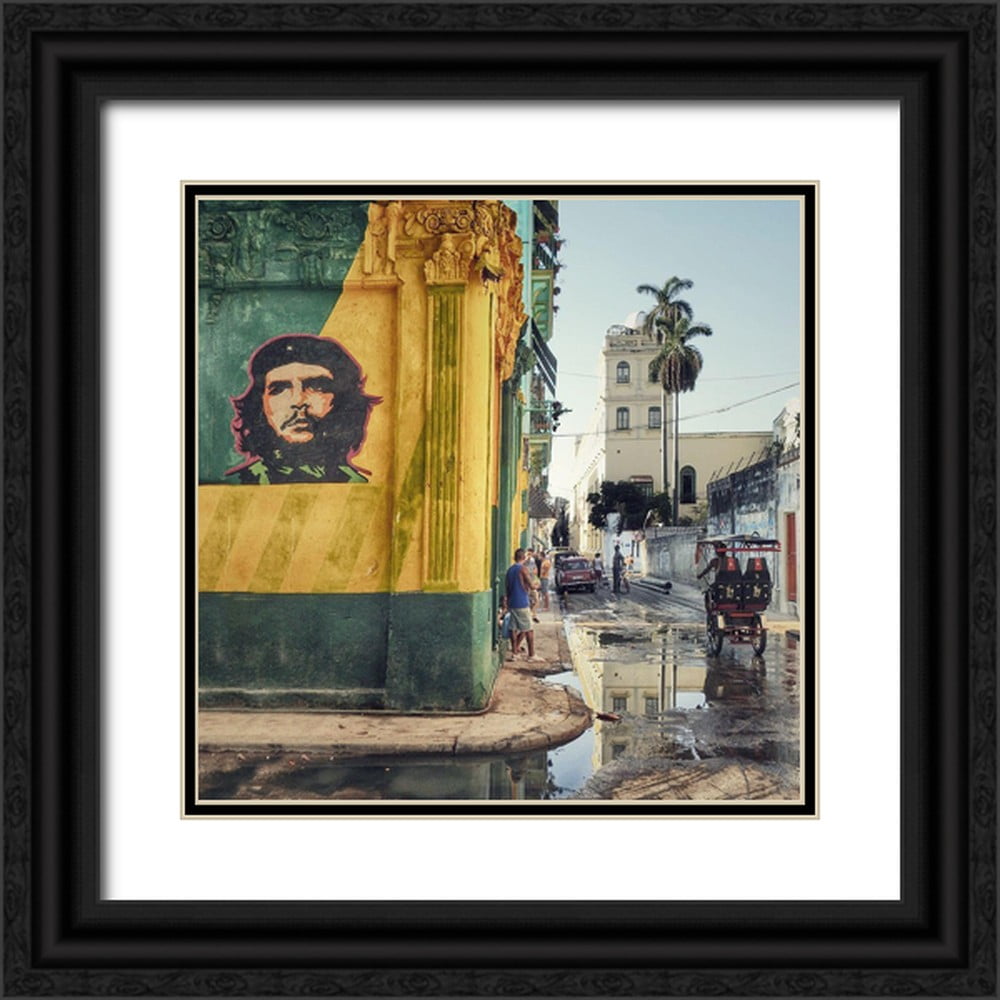 Labagnara, Roxana 26x26 Black Ornate Wood Framed with Double Matting ...