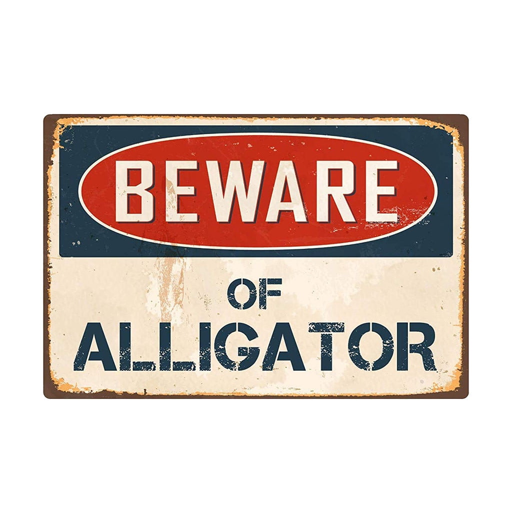 Labakihah BEWARE Of Metal Sign Flag Plaque Bar Club Cafe Garage Wall ...