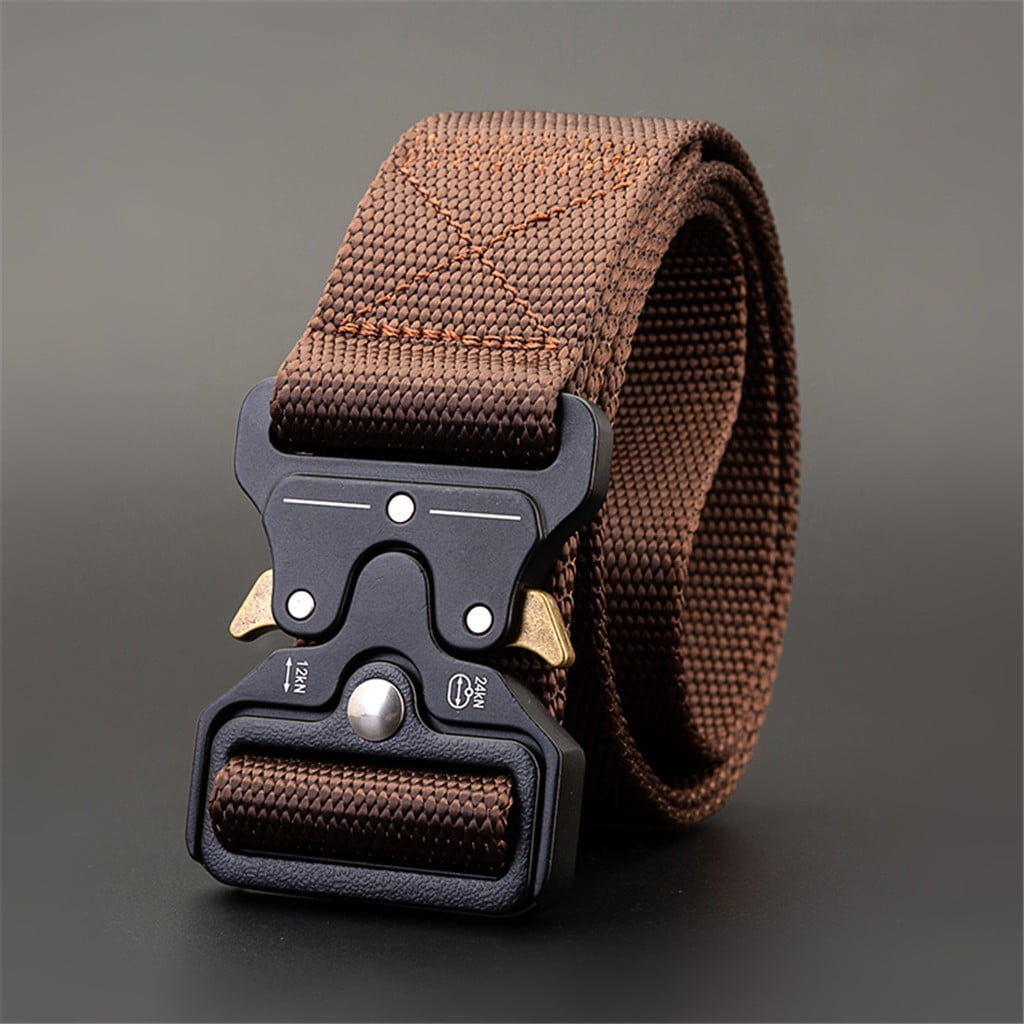 Labakihah Belt Men'S Belt Nylon Training Metal Multifunctional Buckle ...