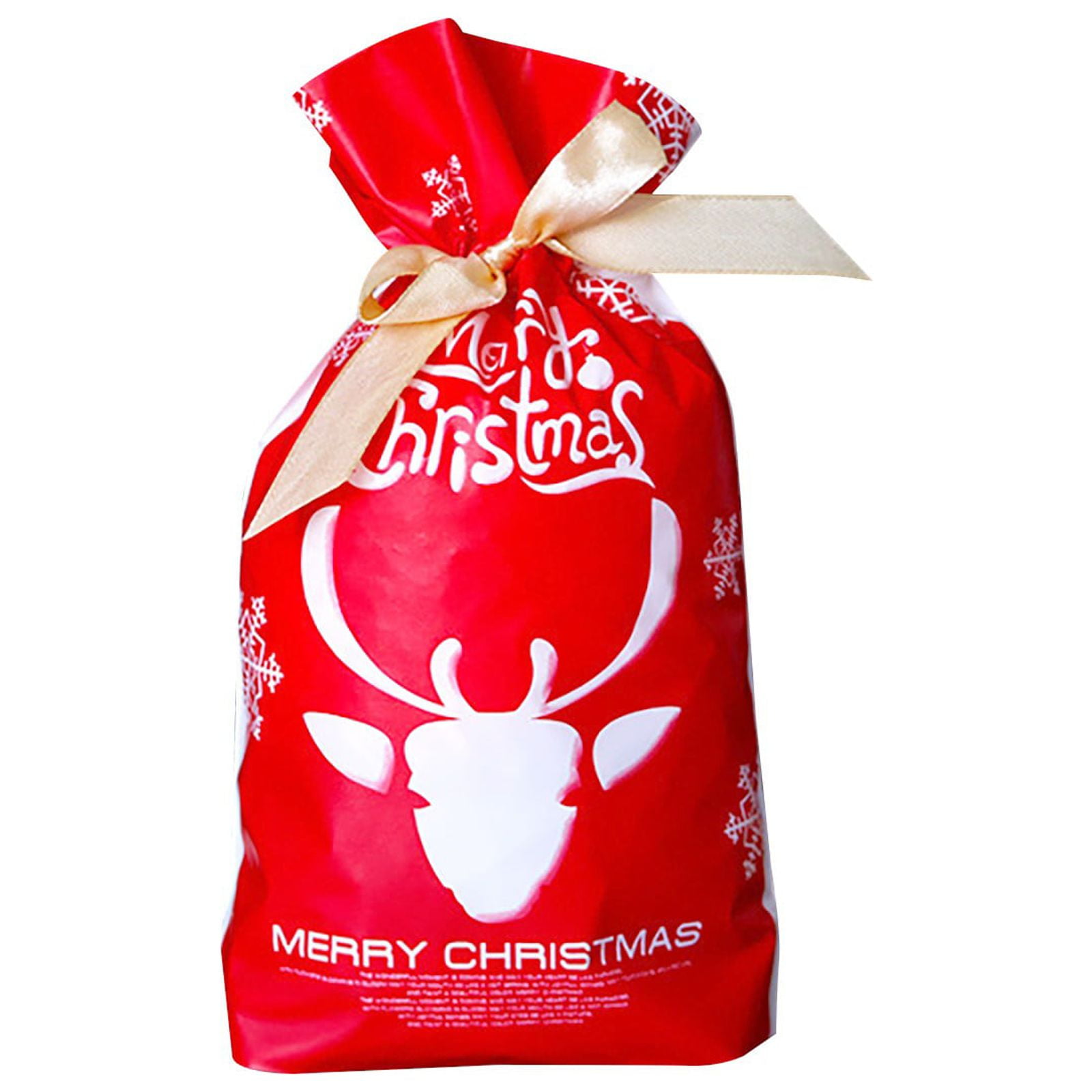 Labakihah Christmas Gift Party Bags Sacks Reusable Drawstring Wrap ...