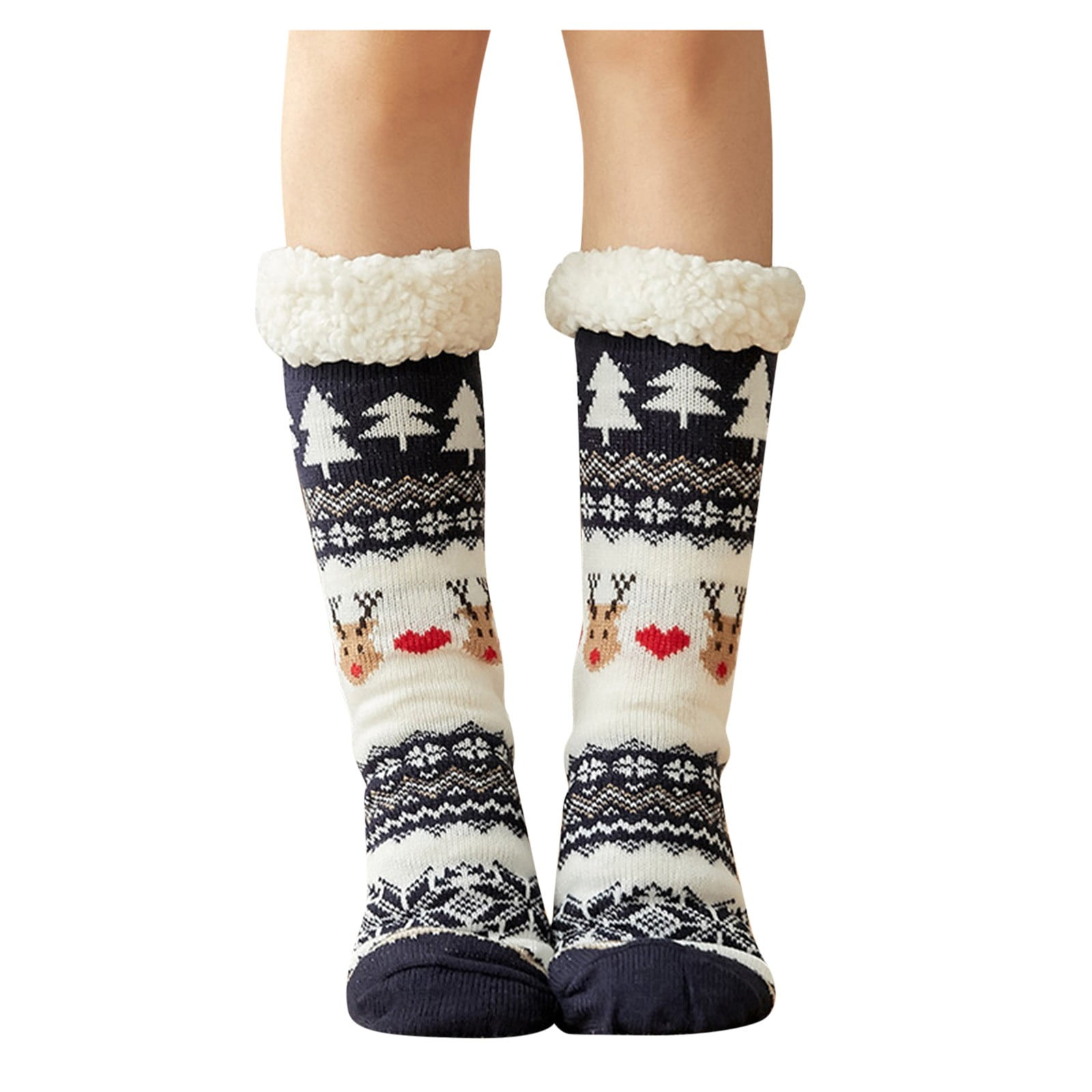 Labakihah Fuzzy Socks Women'S Winter Super Soft Warm Fuzzy -Lined ...