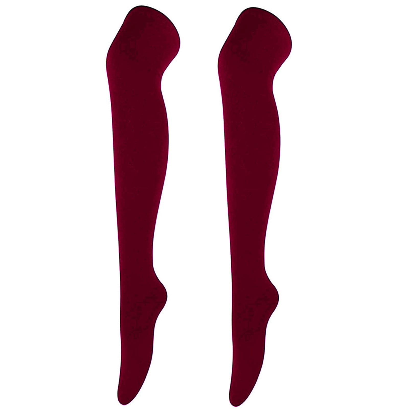 Labakihah Long Socks For Women 1 Pairs Women'S Fashion Solid Color Over ...