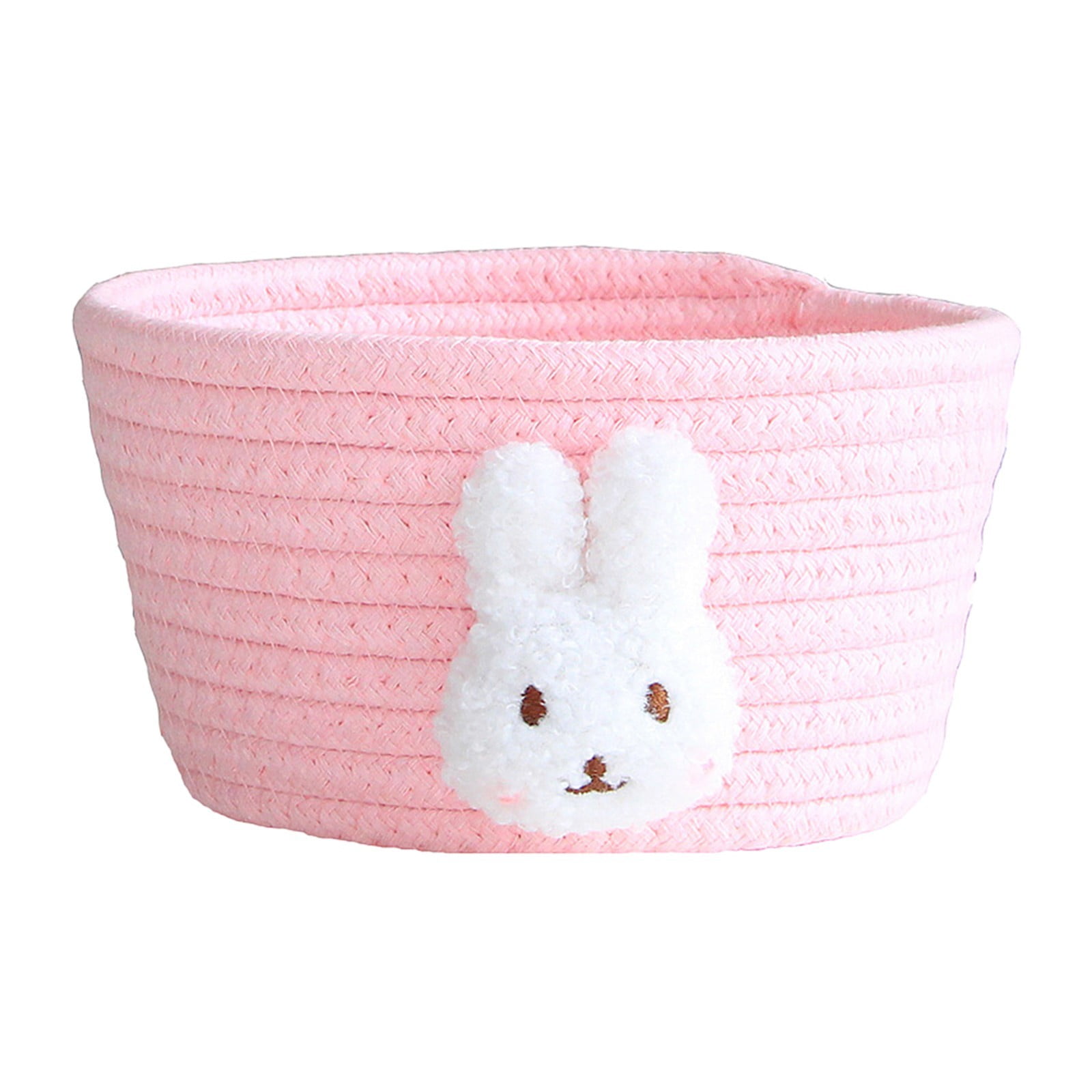 Labakihah Storage Bins Small Woven Basket Cute Blue Rope Basket Cotton ...