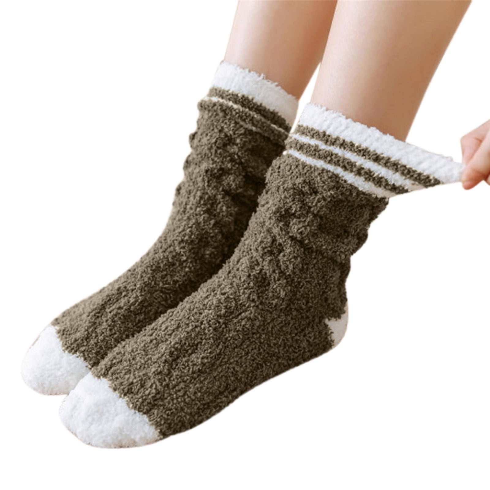 Lisingtool warm socks for women 1 Pairs Women's Winter Warm Fuzzy Socks ...